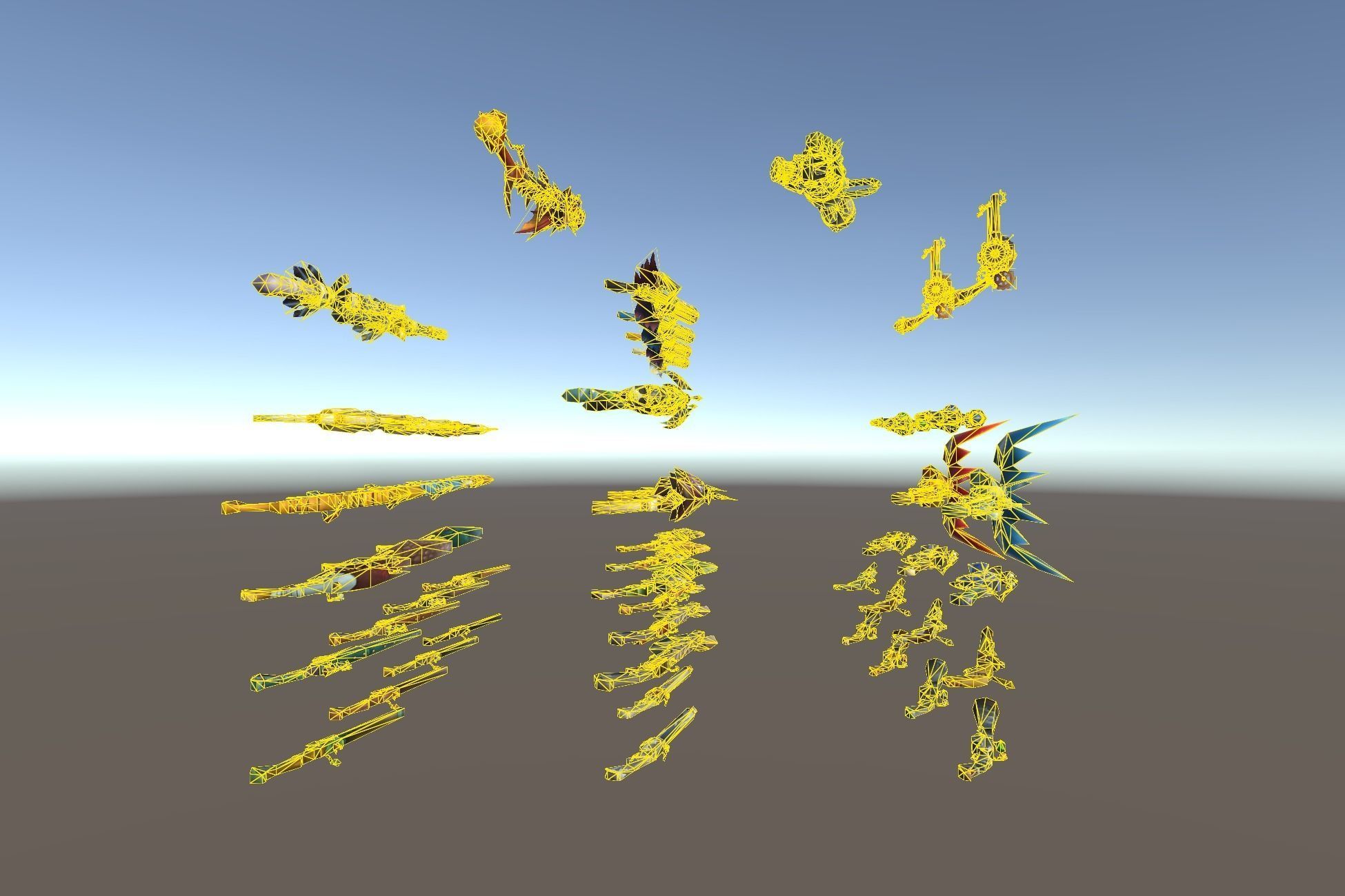 3D model Cartoon Fantasy Weapons Guns VR / AR / low-poly | CGTrader