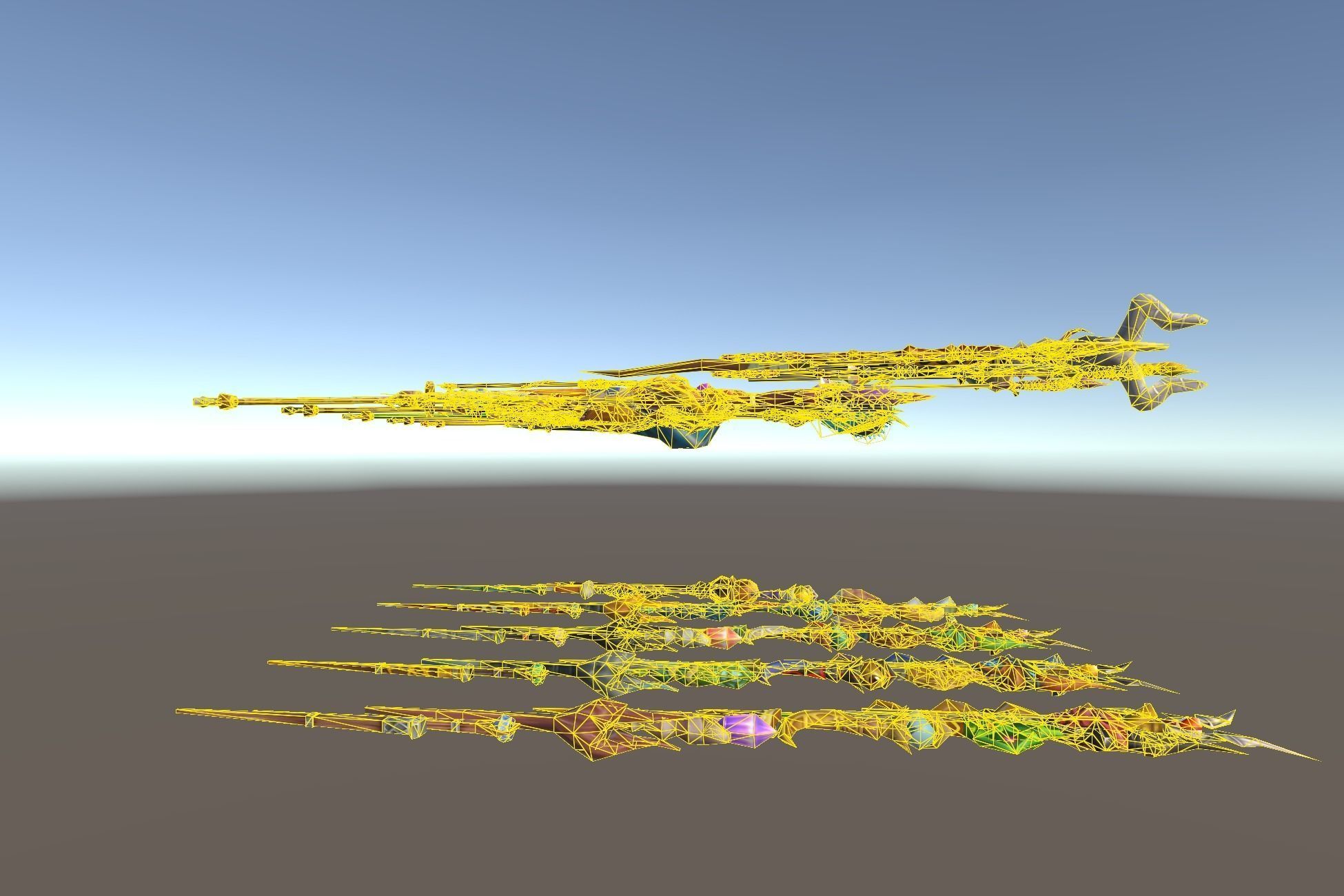 3D model Cartoon Fantasy Weapons Staffs VR / AR / low-poly | CGTrader