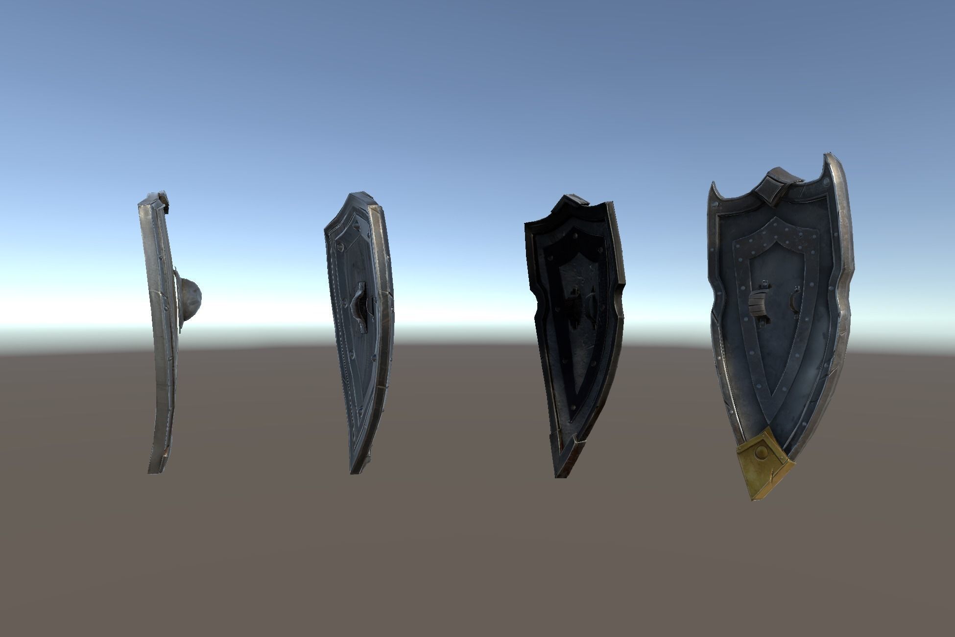 3D model PBR Fantasy Weapons Shields VR / AR / low-poly | CGTrader