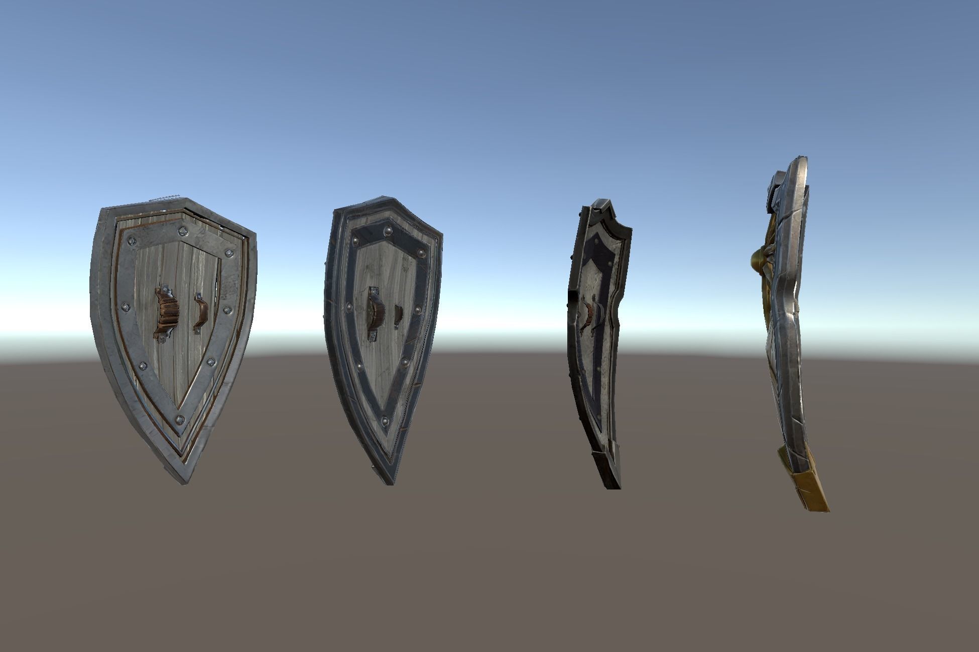 3D model PBR Fantasy Weapons Shields VR / AR / low-poly | CGTrader