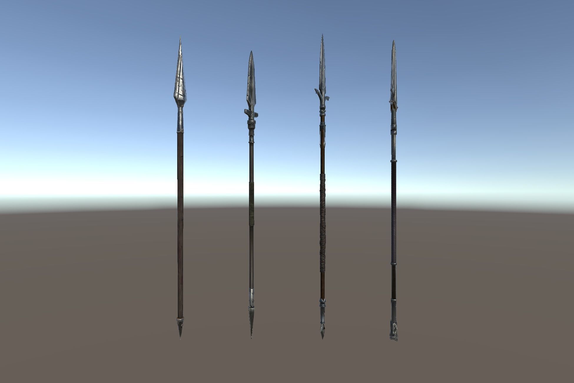 3D model PBR Fantasy Weapons Spears VR / AR / low-poly | CGTrader