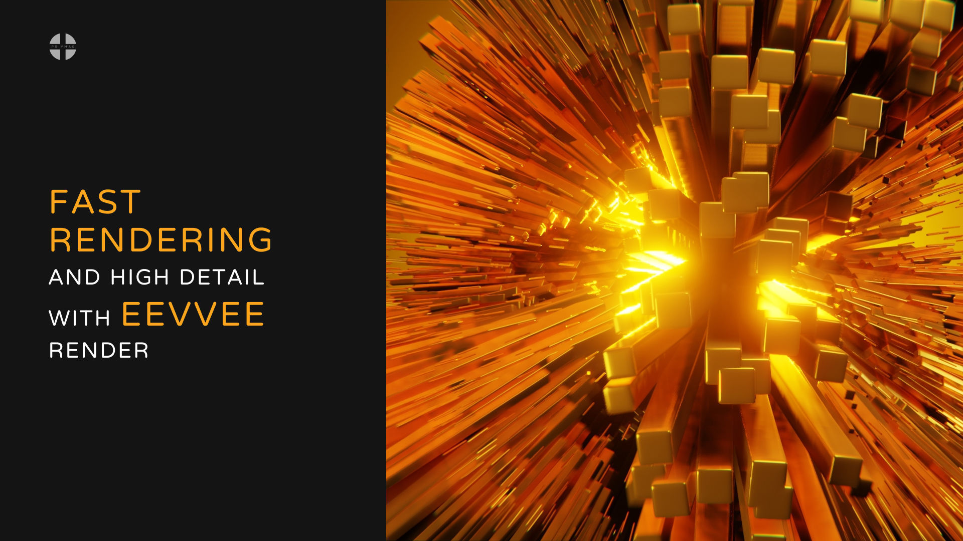 Geometry node Blender 3D gold scene 3D model animated | CGTrader