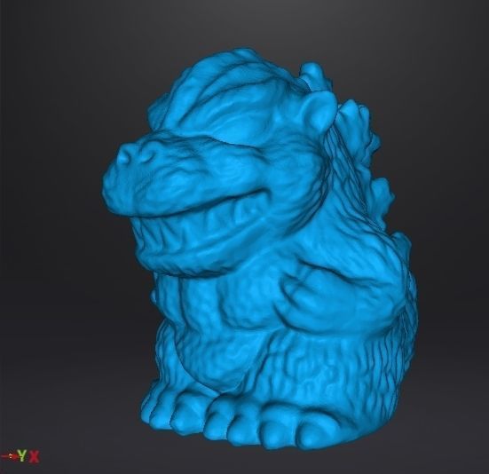 SD HEISEI GODZILLA 1992 PVC VINTAGE FIGURE CHIBI SUPER DEFORMED 3D ...