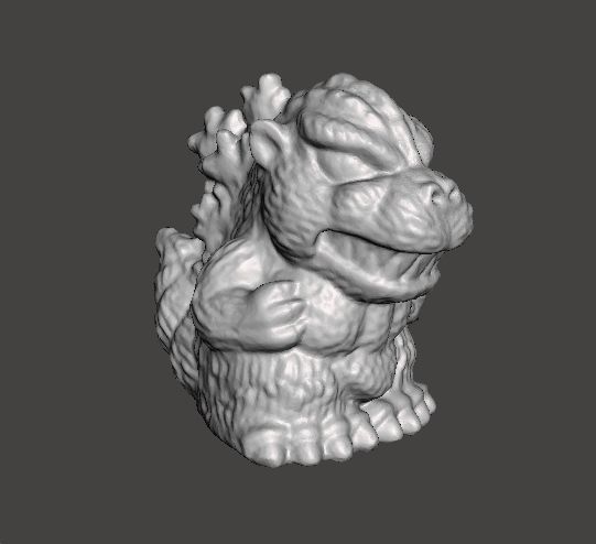 SD HEISEI GODZILLA 1992 PVC VINTAGE FIGURE CHIBI SUPER DEFORMED 3D ...