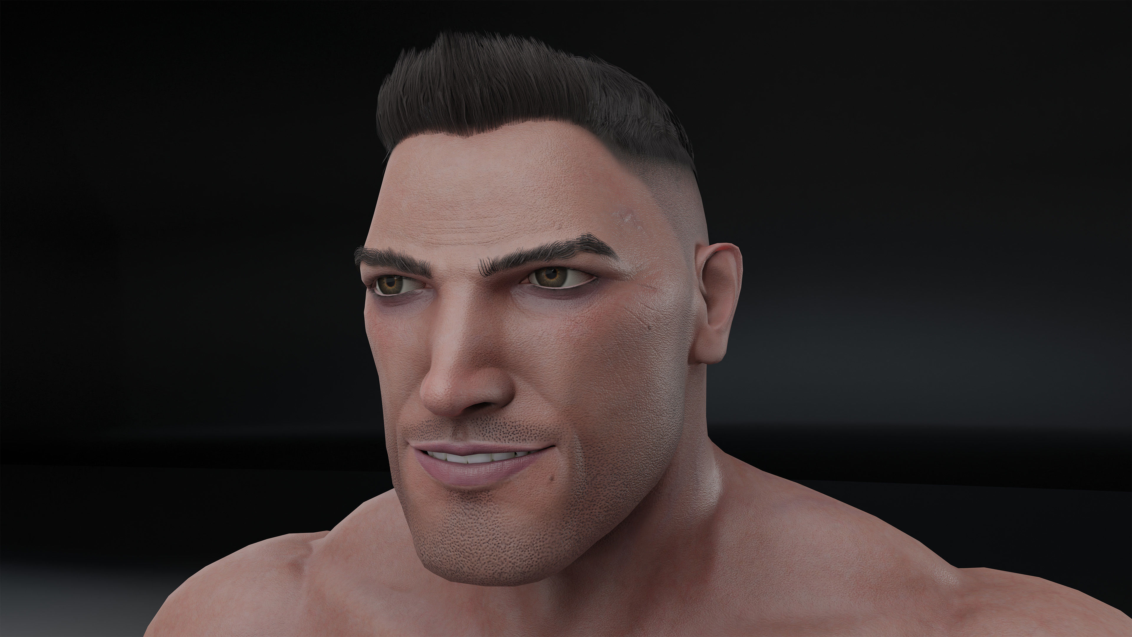 3D model Human Body - Muscular Male v2 VR / AR / low-poly | CGTrader