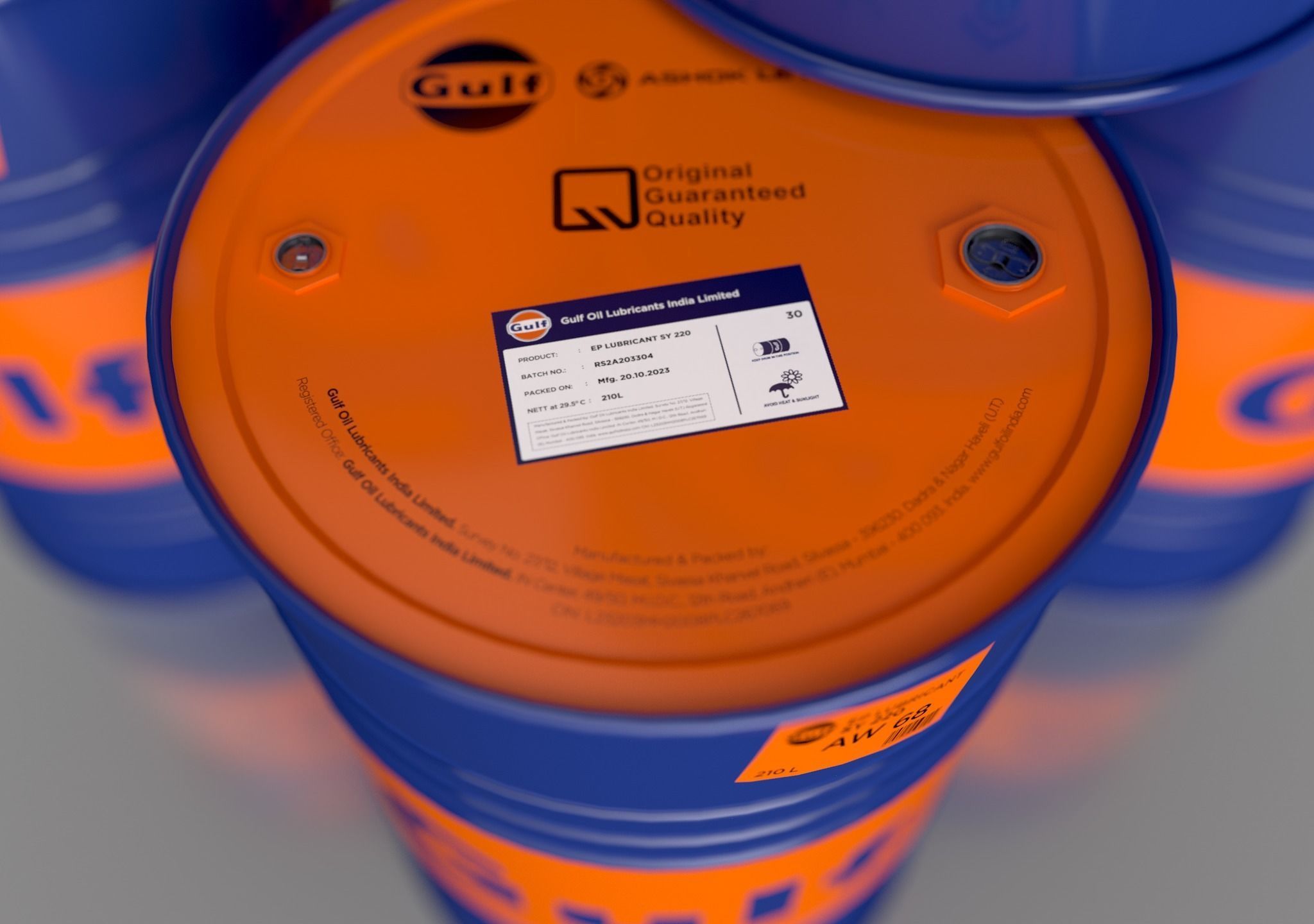 3D model Realistic Gulf Barrel 3D Model VR / AR / low-poly | CGTrader