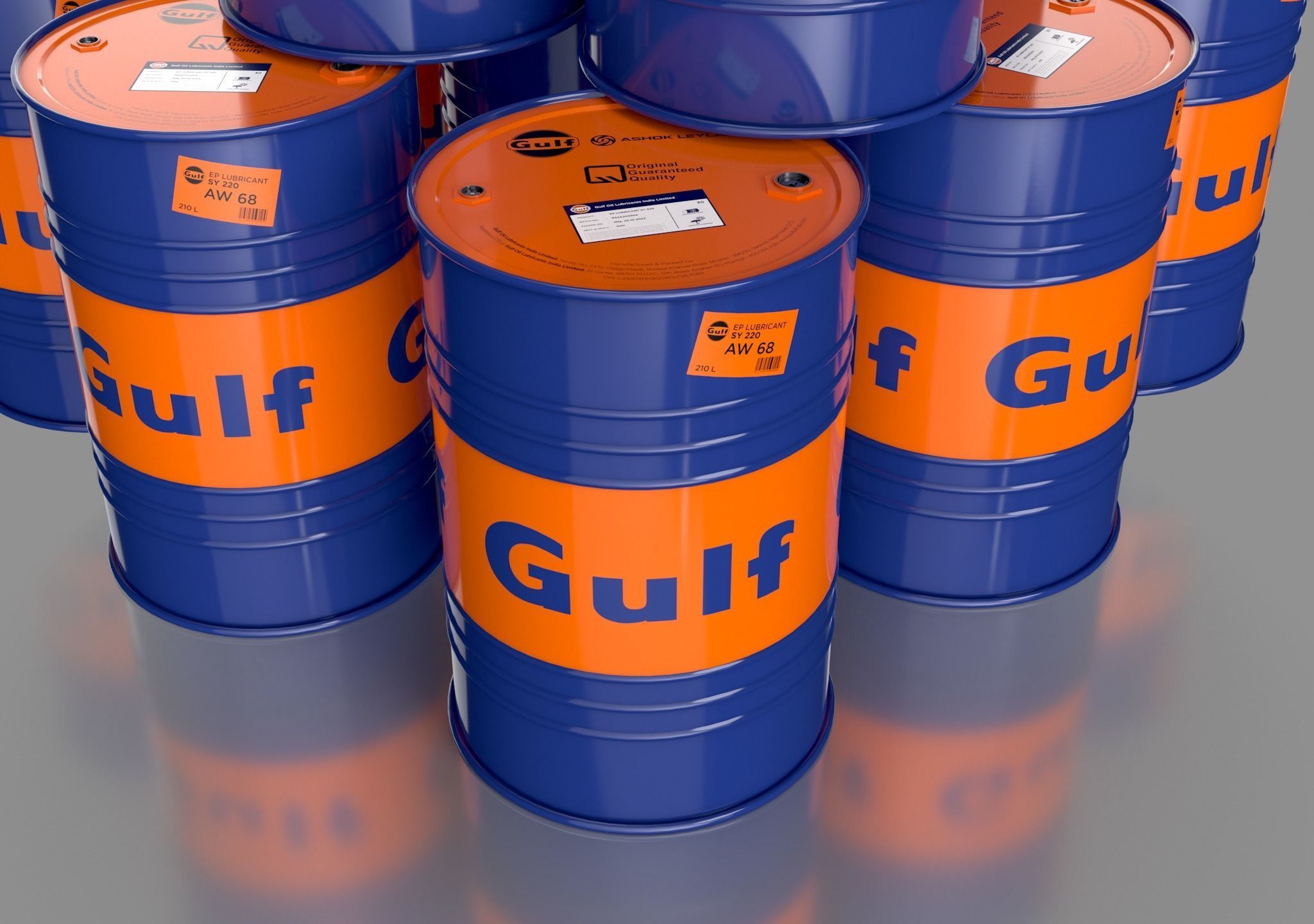 3D model Realistic Gulf Barrel 3D Model VR / AR / low-poly | CGTrader