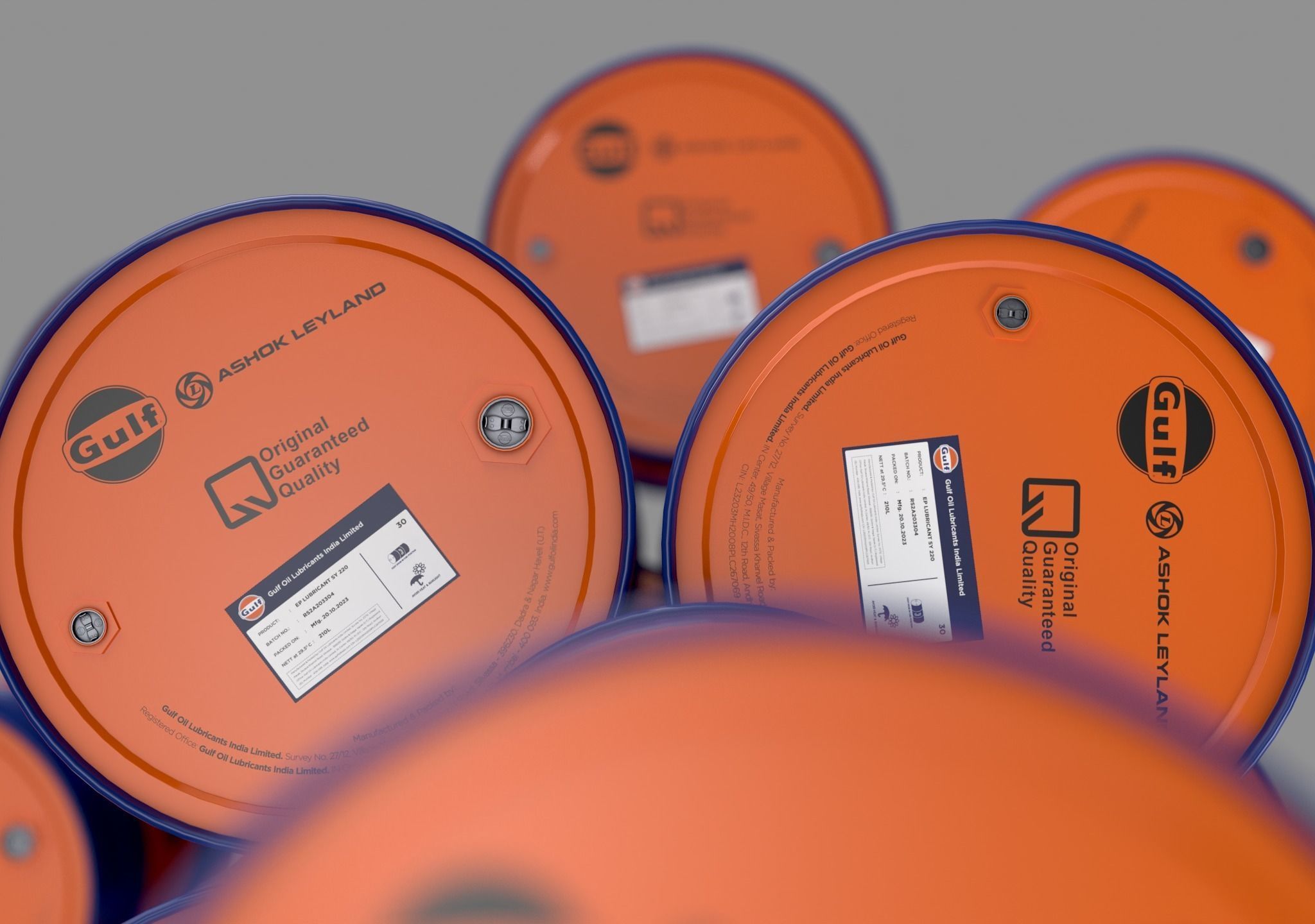 3D model Realistic Gulf Barrel 3D Model VR / AR / low-poly | CGTrader