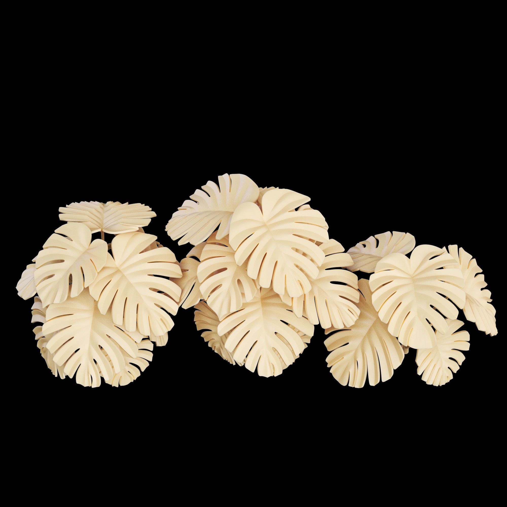3dprint Plant 03 Monstera 3D model 3D printable | CGTrader