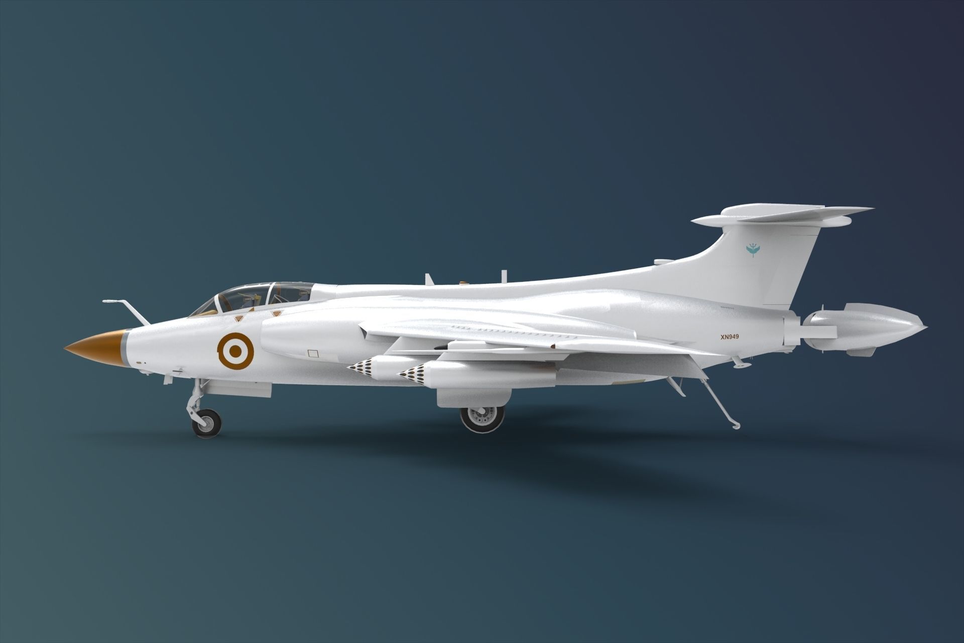 Blackburn Buccaneer S 1 3D model | CGTrader
