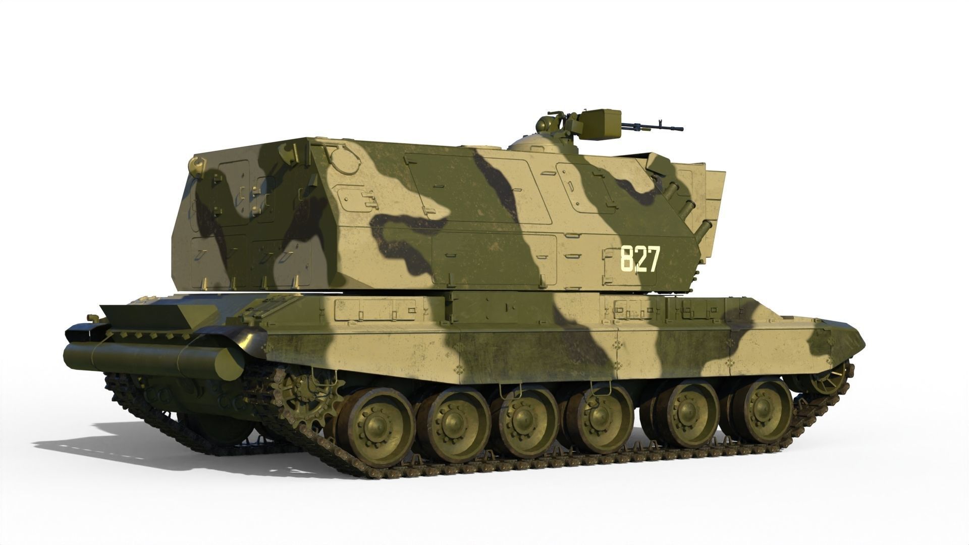 Laser tank 1K17 Szhatie 3D model | CGTrader