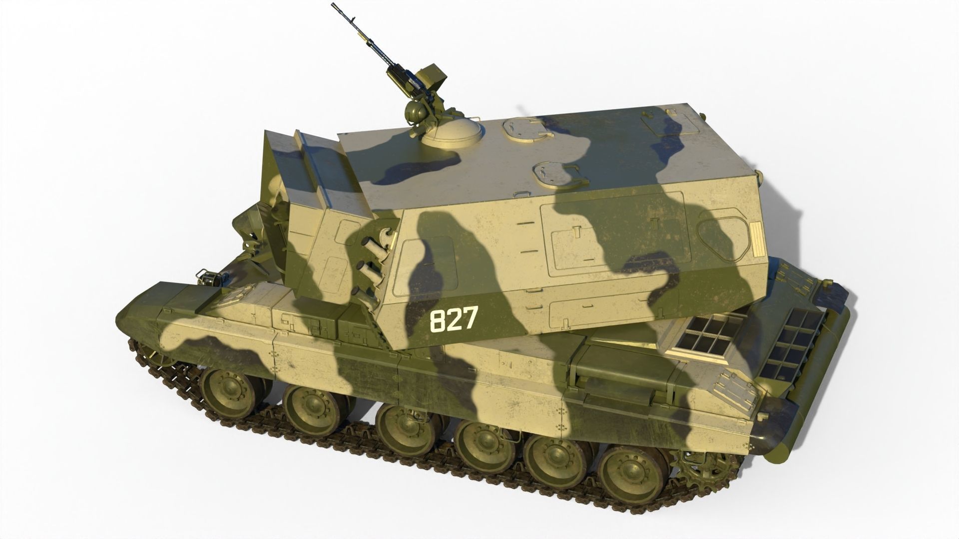 Laser tank 1K17 Szhatie 3D model | CGTrader