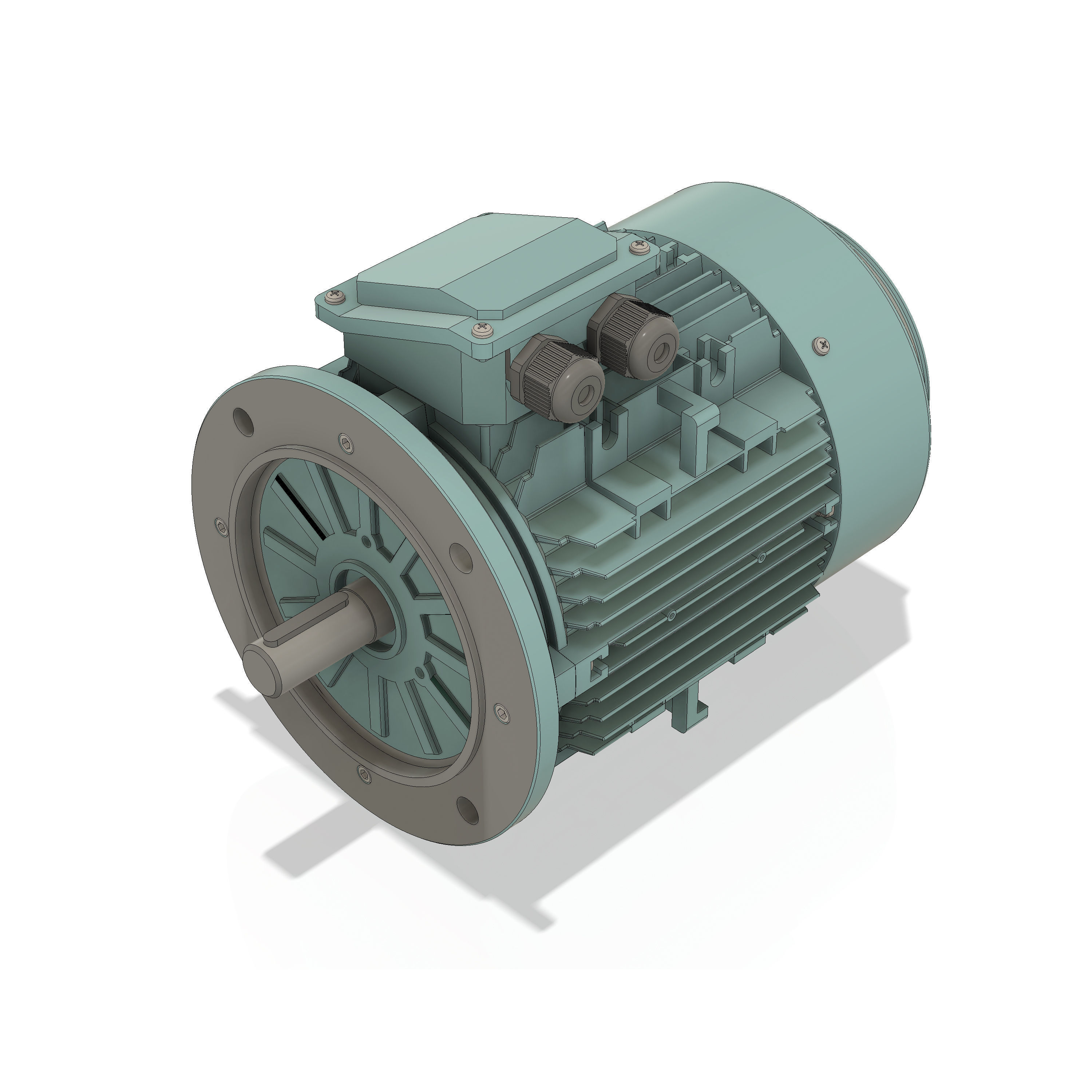 3 Phase AC induction motors - Frame size 112 3D model | CGTrader