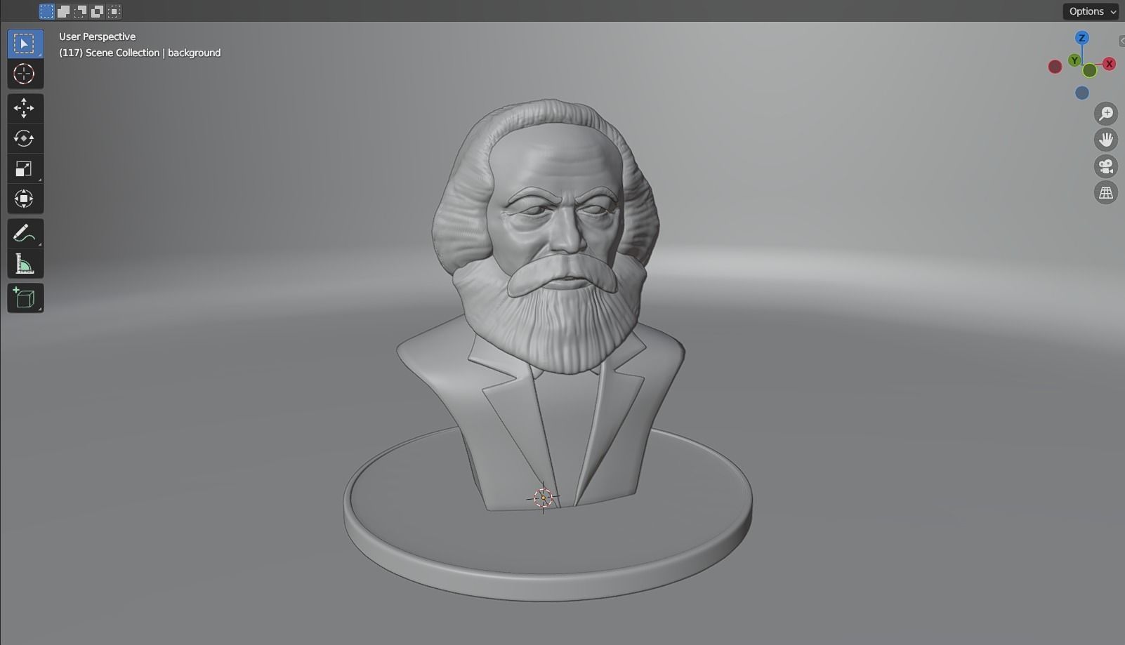 Karl Marx 3D model | CGTrader