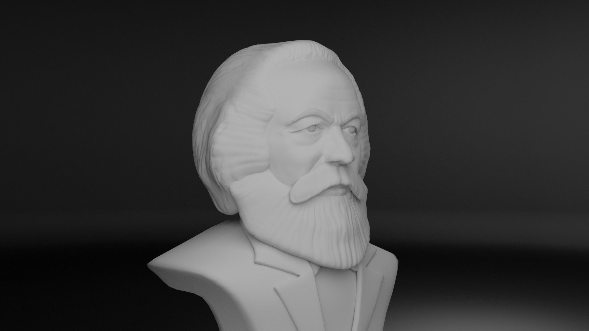 Karl Marx 3D model | CGTrader