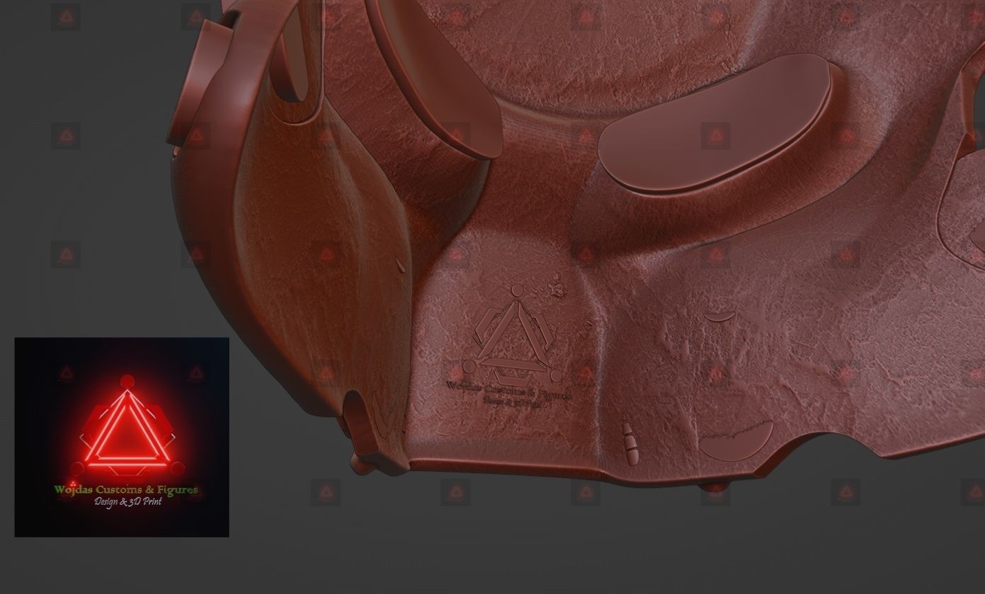 AvP Pyramid Guard Predator Bio Mask 3D model 3D printable | CGTrader