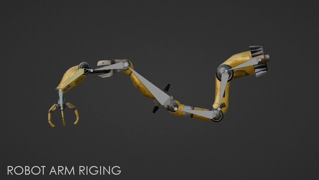 3D model Mechanical Arm Rigged VR / AR / low-poly | CGTrader