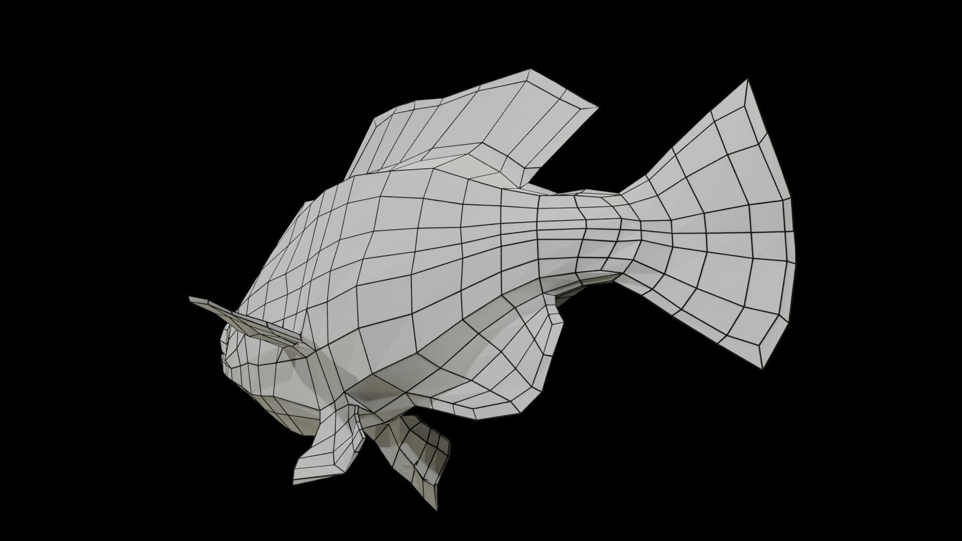 3D model Animated Freshwater Fish VR / AR / low-poly | CGTrader