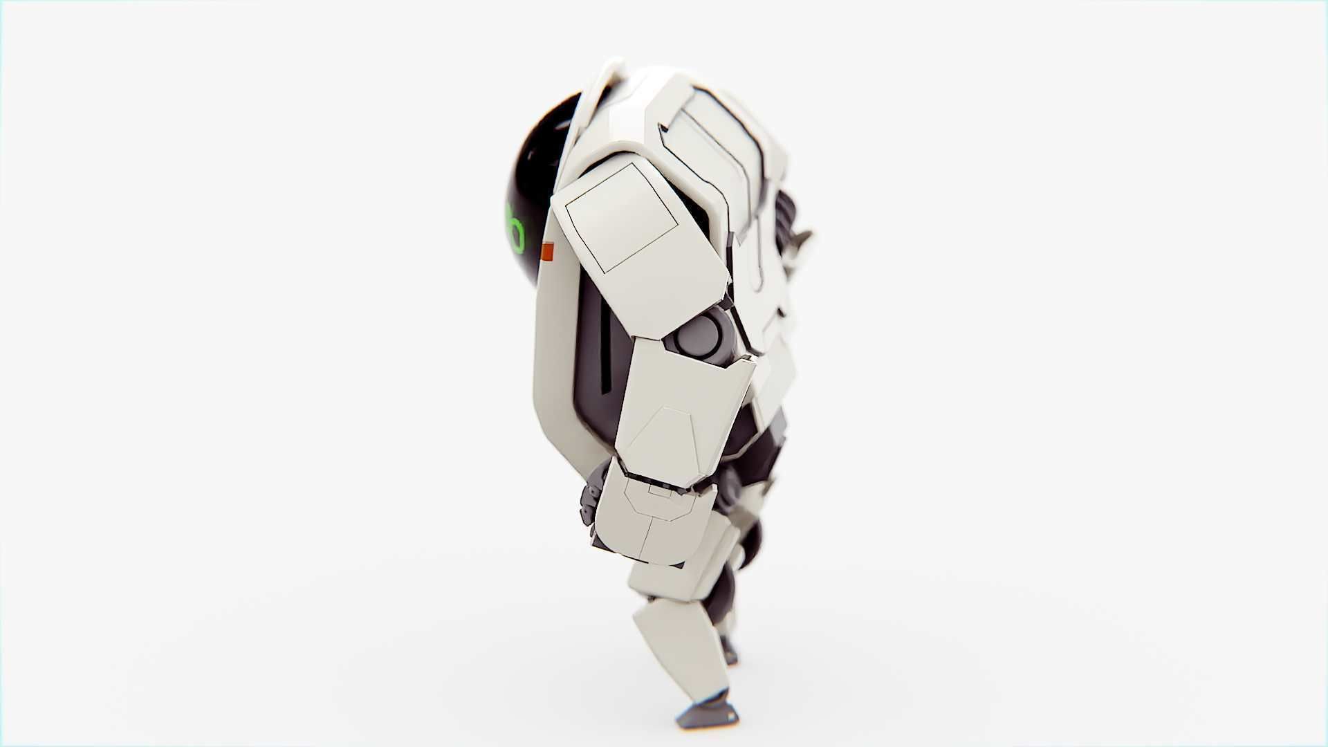 NEXT GEN BOT Rigged for Unreal Engine - Unity - MIXAMO 3D model rigged ...