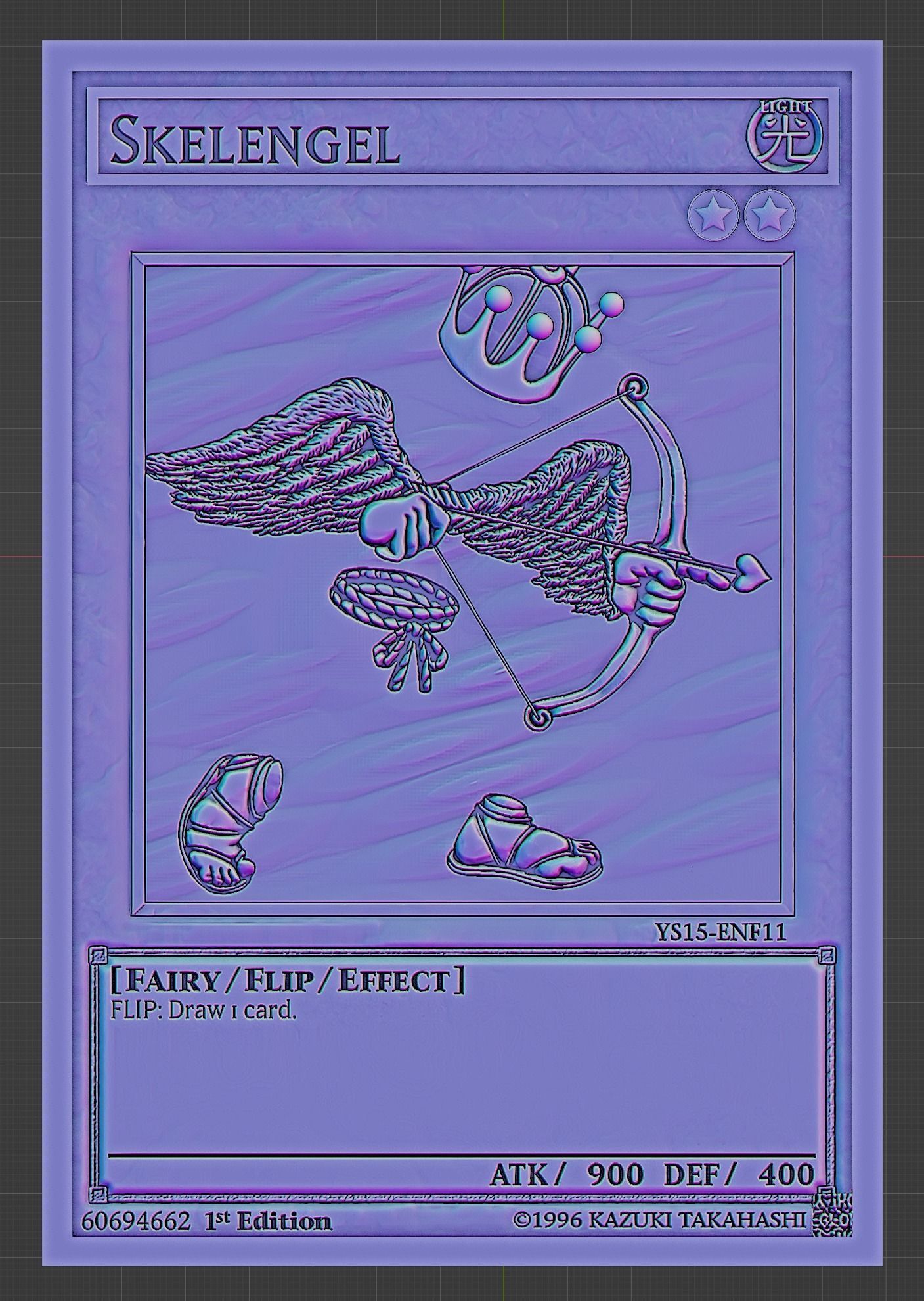 skelengel - yugioh free 3D model 3D printable | CGTrader