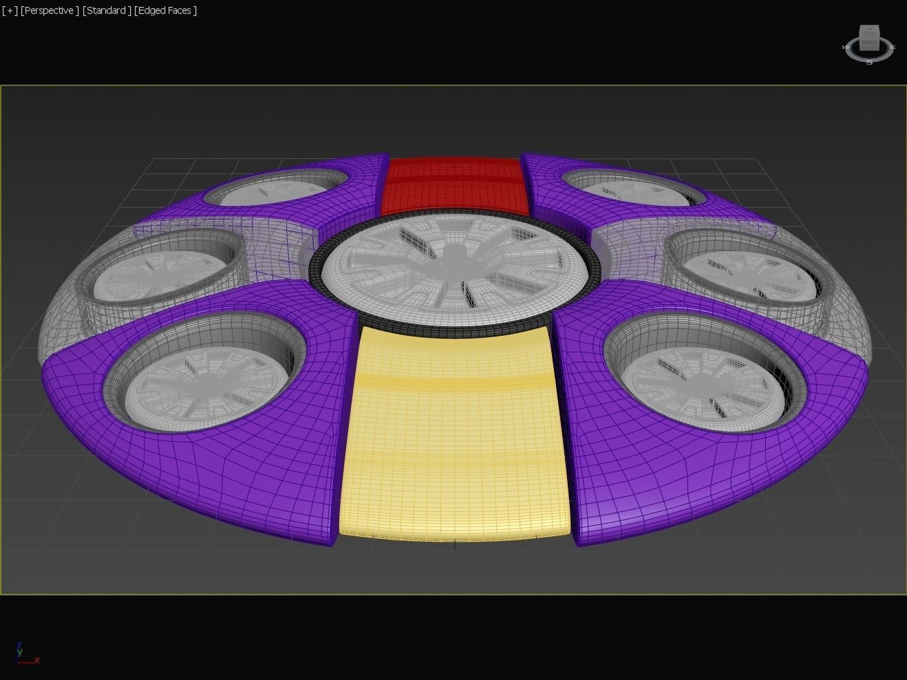 Gas Powered Super Blimp Drone - Fuselage Fuel Tank - Concept 3D model ...