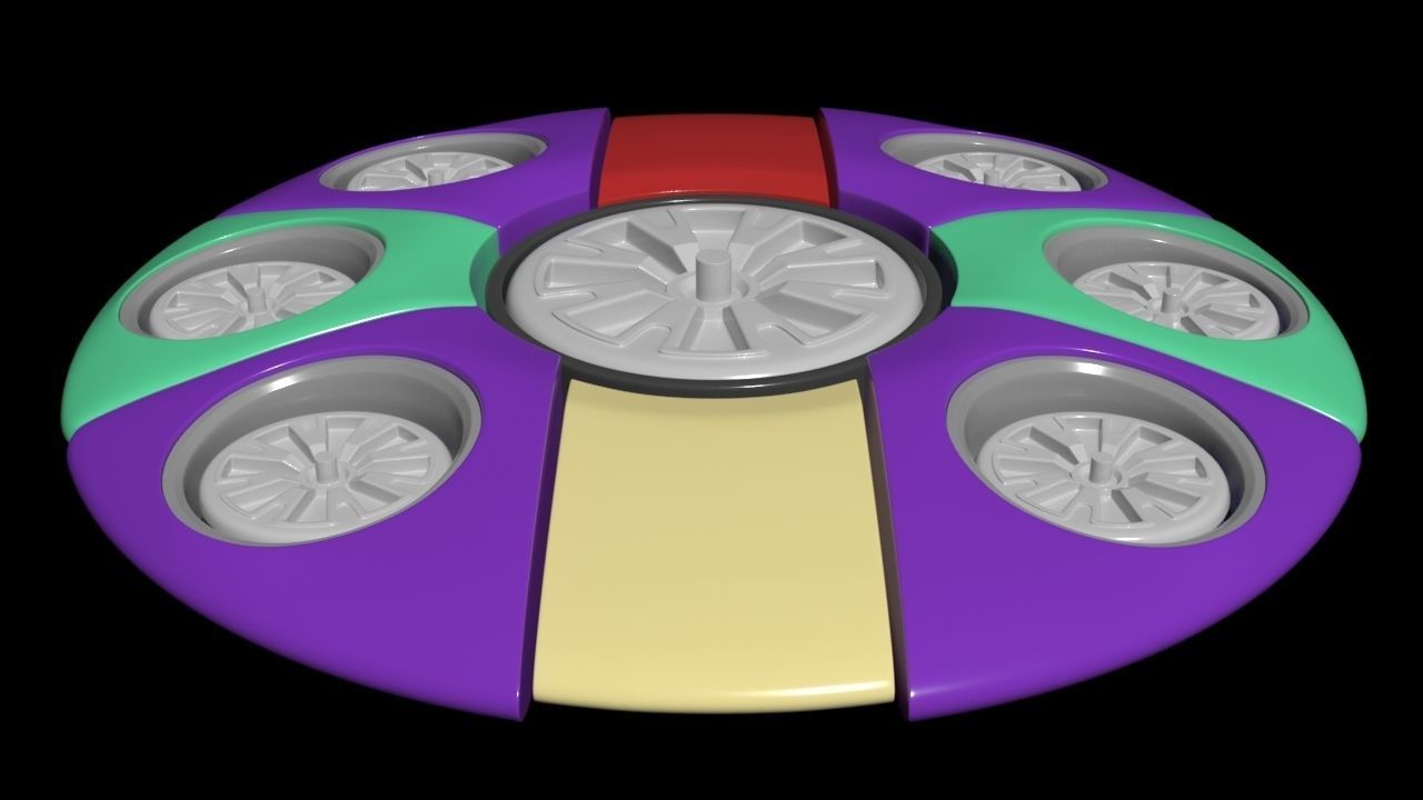 Gas Powered Super Blimp Drone - Fuselage Fuel Tank - Concept 3D model ...