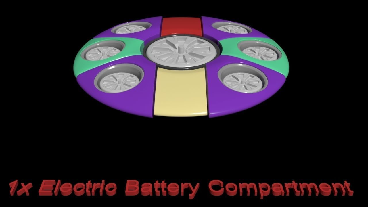 Gas Powered Super Blimp Drone - Fuselage Fuel Tank - Concept 3D model ...