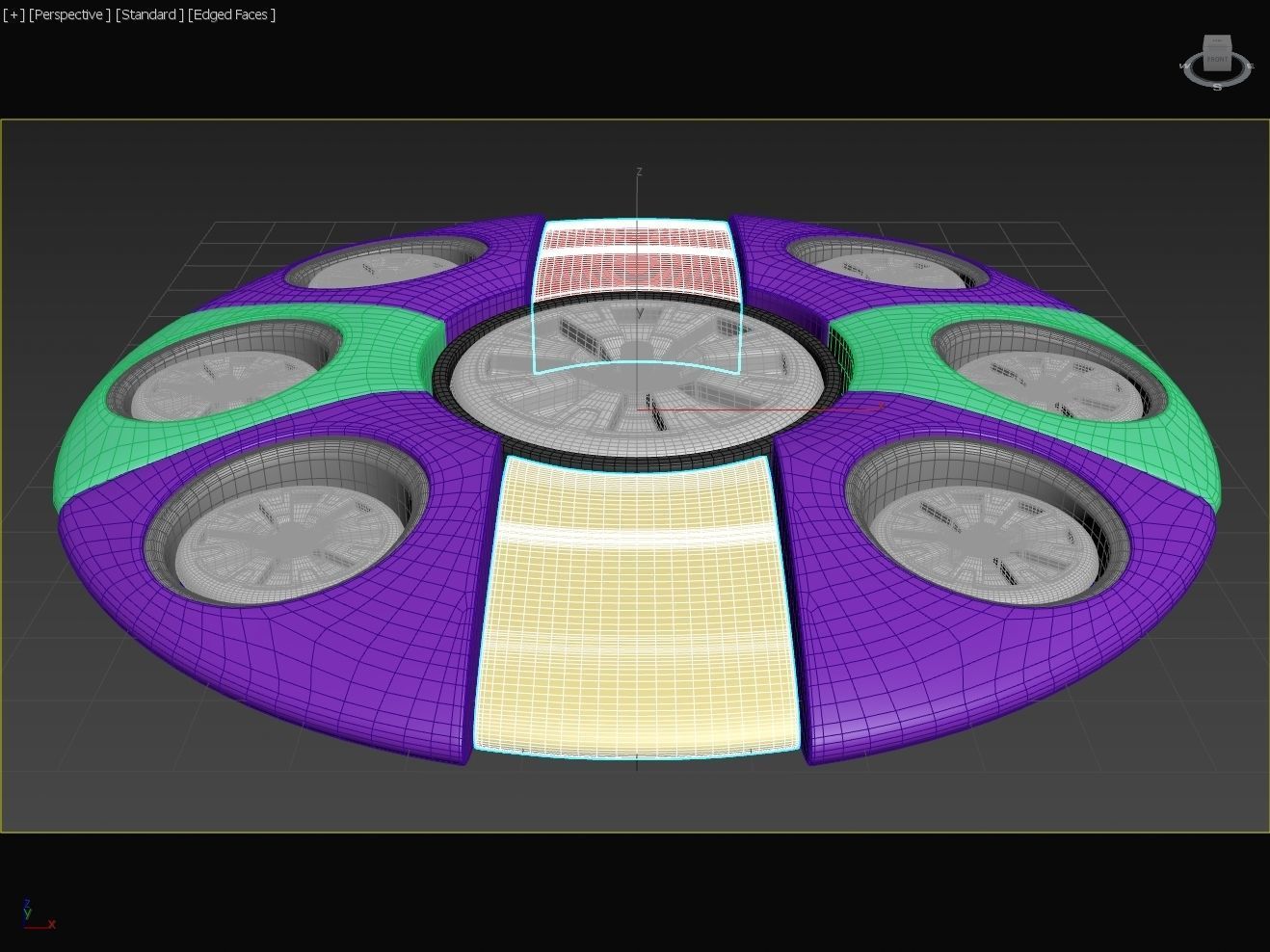Gas Powered Super Blimp Drone - Fuselage Fuel Tank - Concept 3D model ...