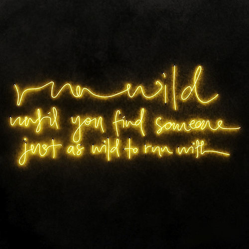 Run Wild Neon Sign 3D model | CGTrader