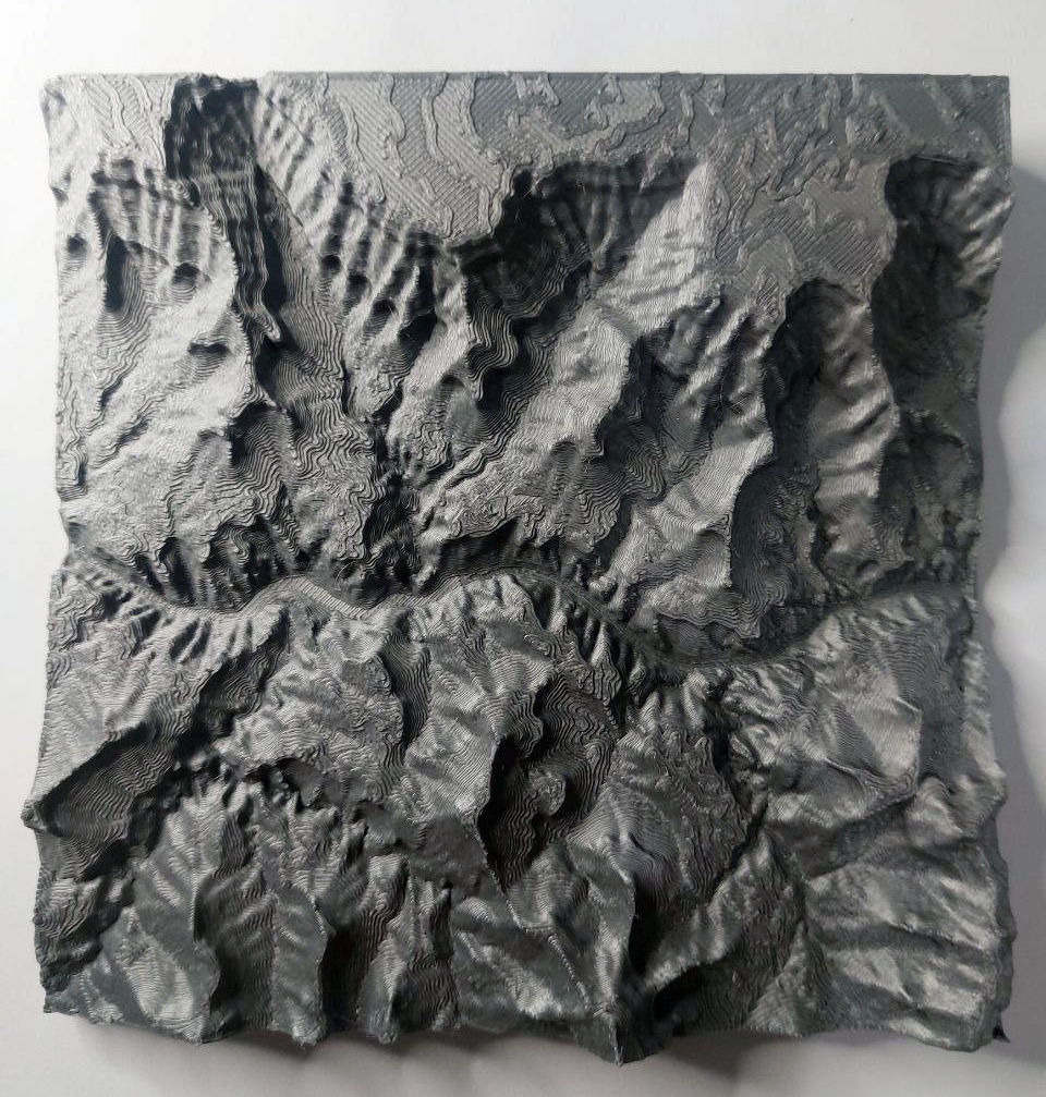 3d printed Mountain landscape Grand Canyon Arizona 3D model 3D ...
