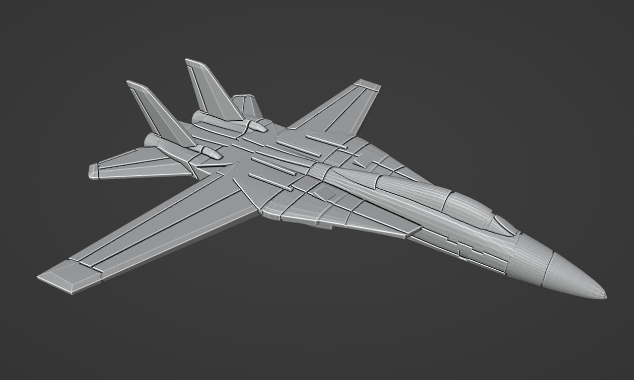 Grumman F-14 Tomcat 3D model 3D printable | CGTrader