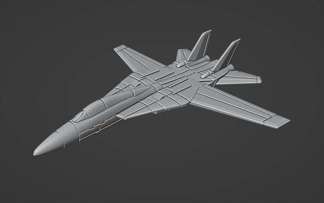 Grumman F-14 Tomcat 3D model 3D printable | CGTrader