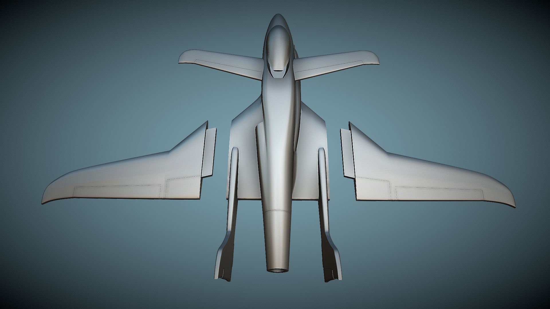 Scaled Composites 151 ARES - 3D Printable Model 3D model 3D printable ...