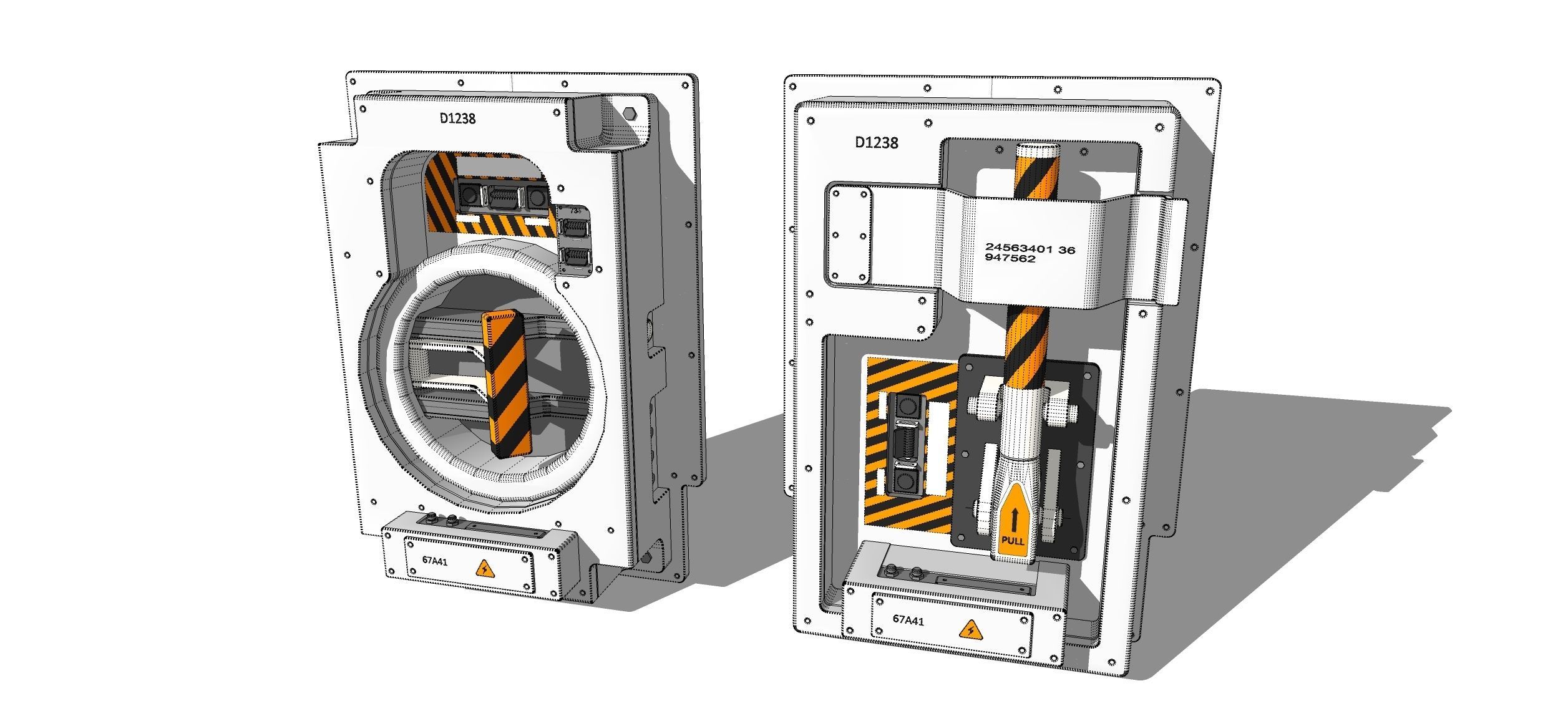Dashboard 5 control panel with buttons and knobs 3D model | CGTrader
