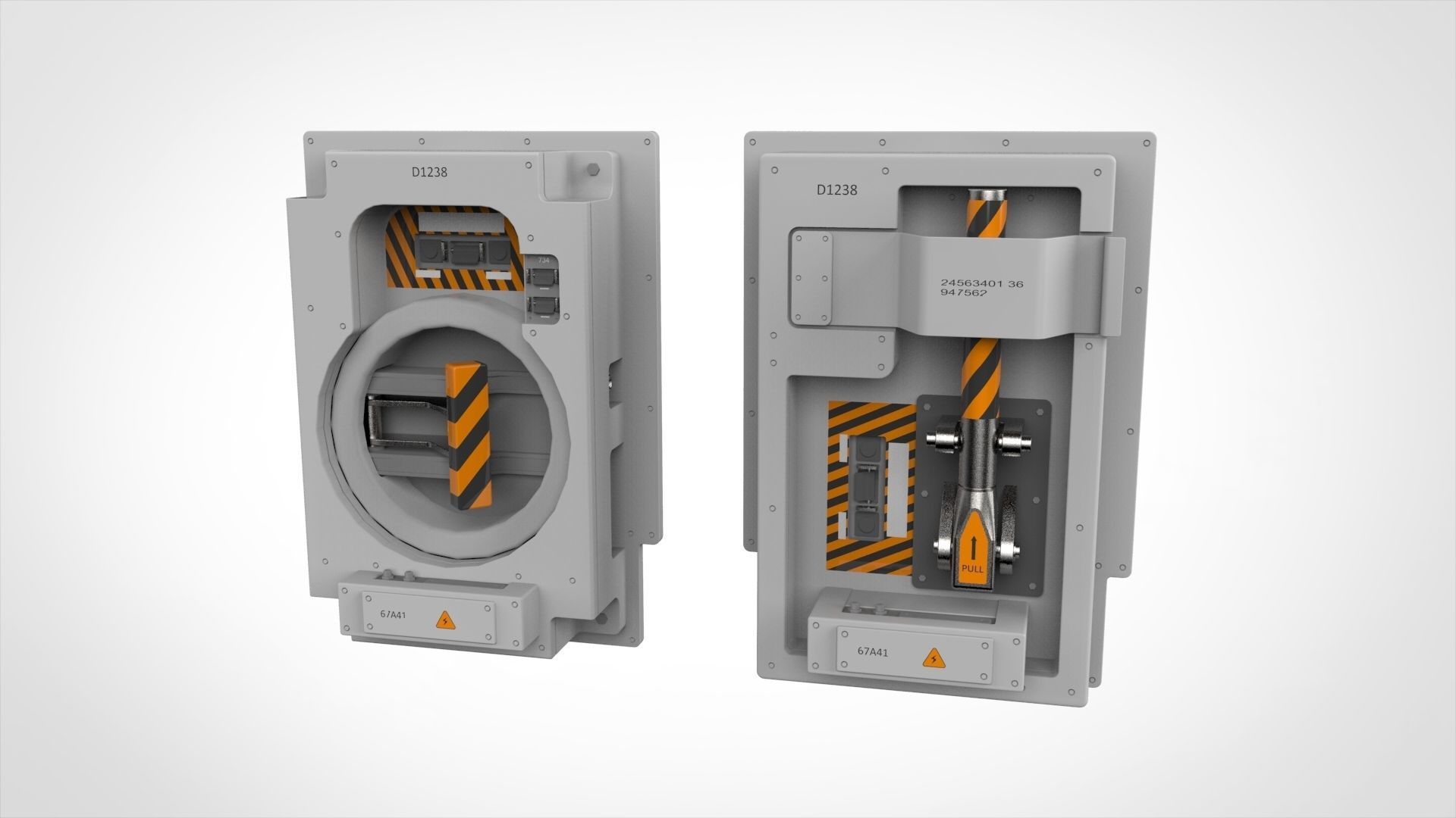 Dashboard 5 control panel with buttons and knobs 3D model | CGTrader