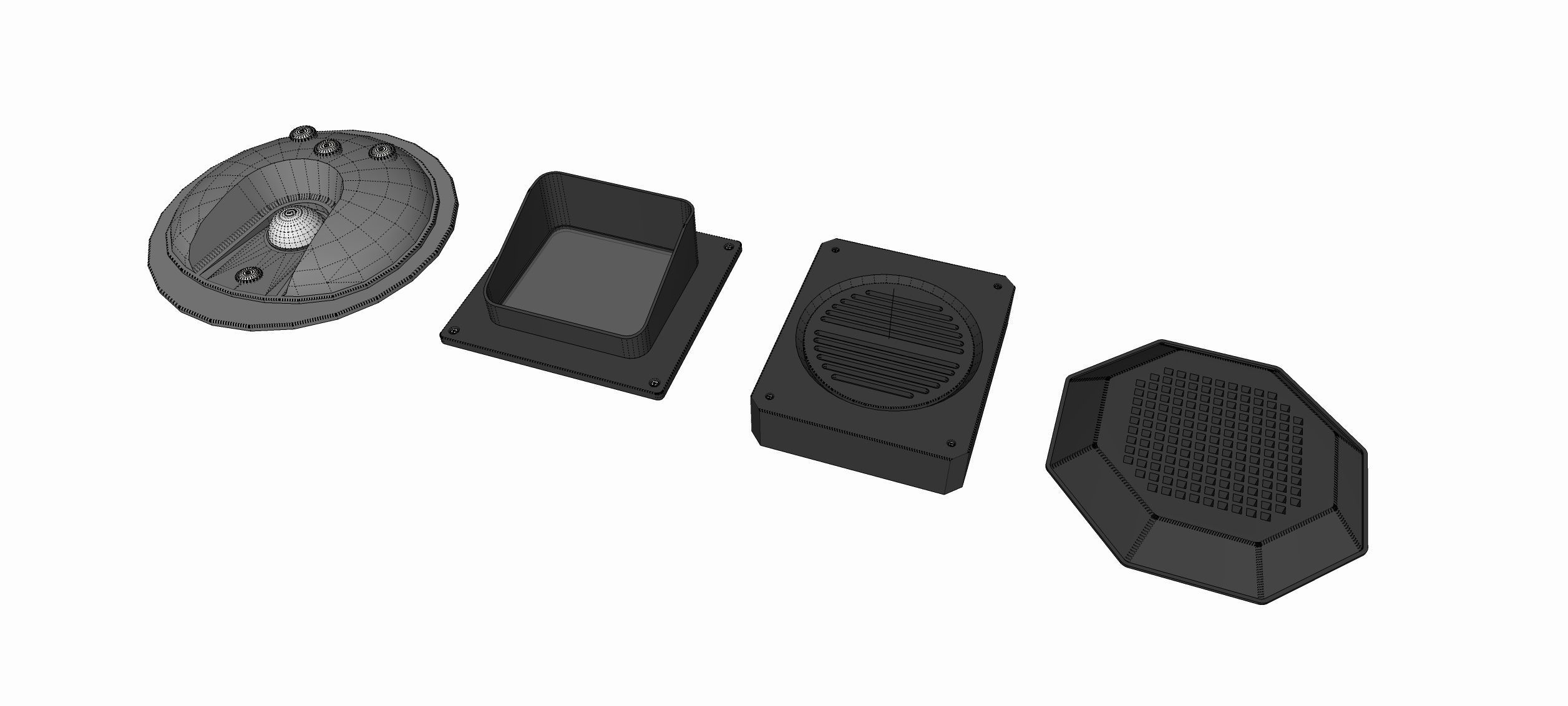 Dashboard 5 control panel with buttons and knobs 3D model | CGTrader