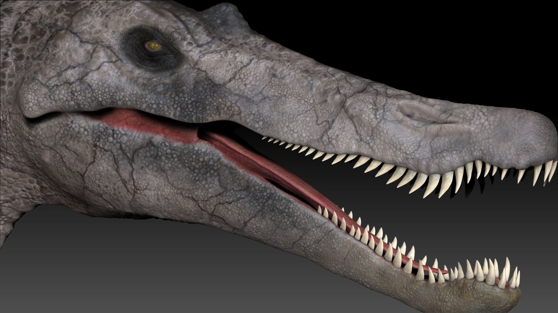 Baryonyx Walkeri Sculpt Project 3D model | CGTrader