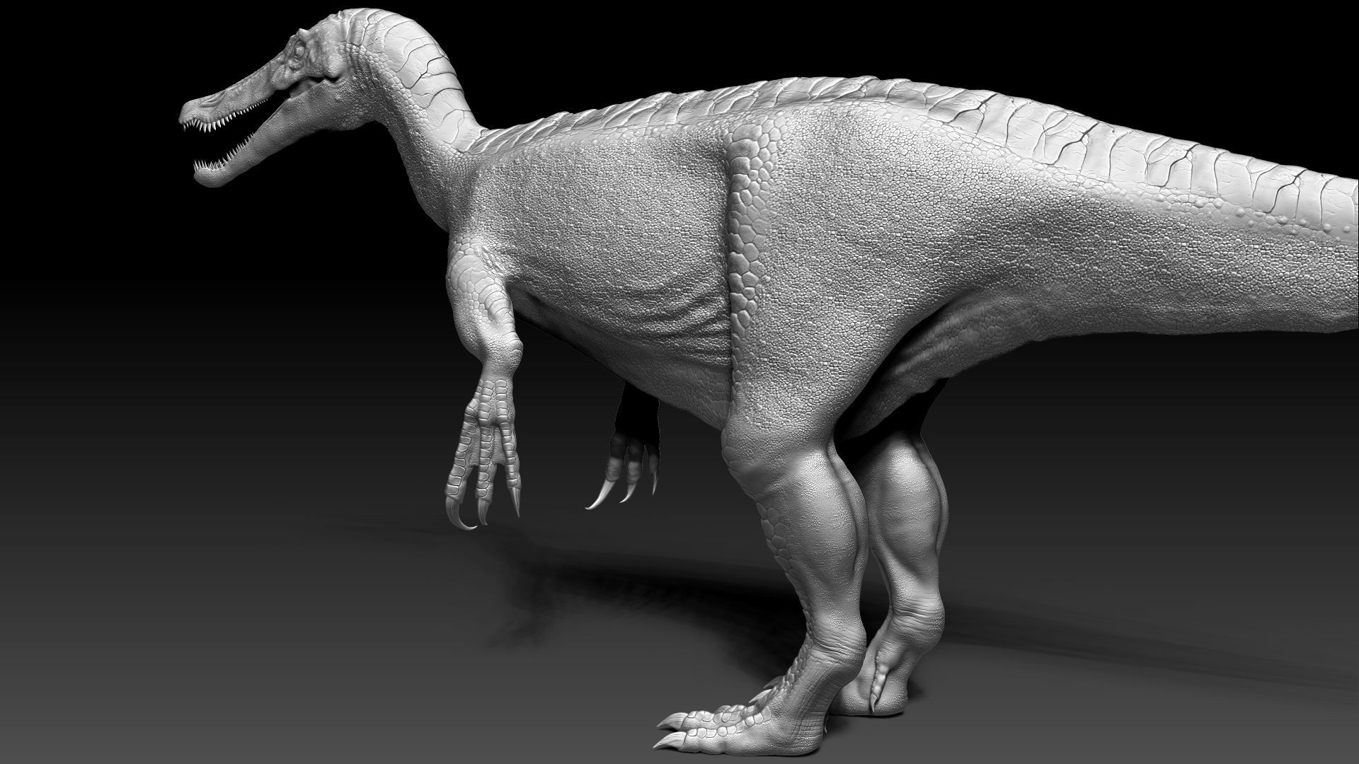 Baryonyx Walkeri Sculpt Project 3D model | CGTrader