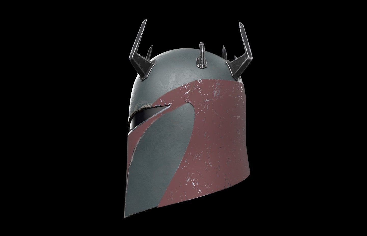 Mandalorian Maul Loyalist female Ahsoka Helmet 3d digital 3D model 3D ...