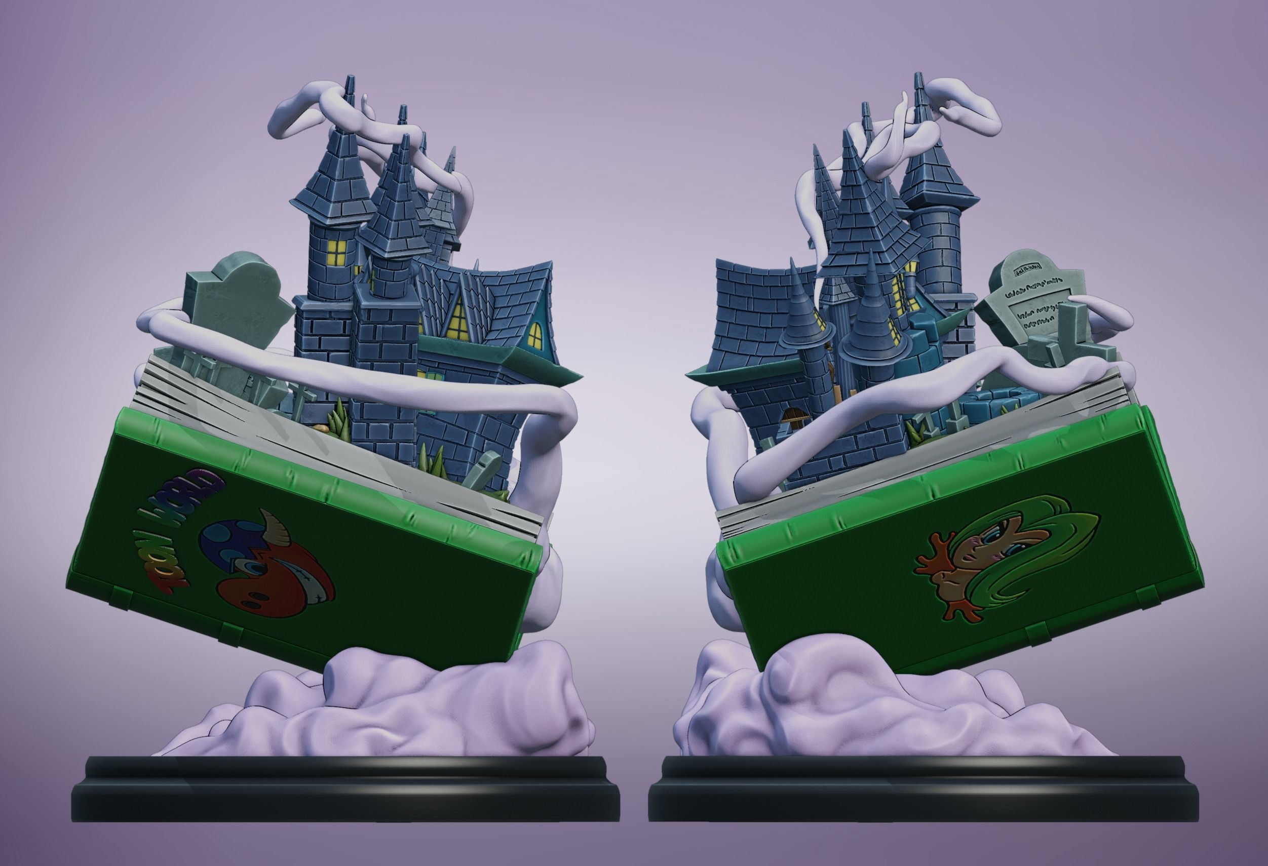 toon world figure - yugioh 3D model 3D printable | CGTrader