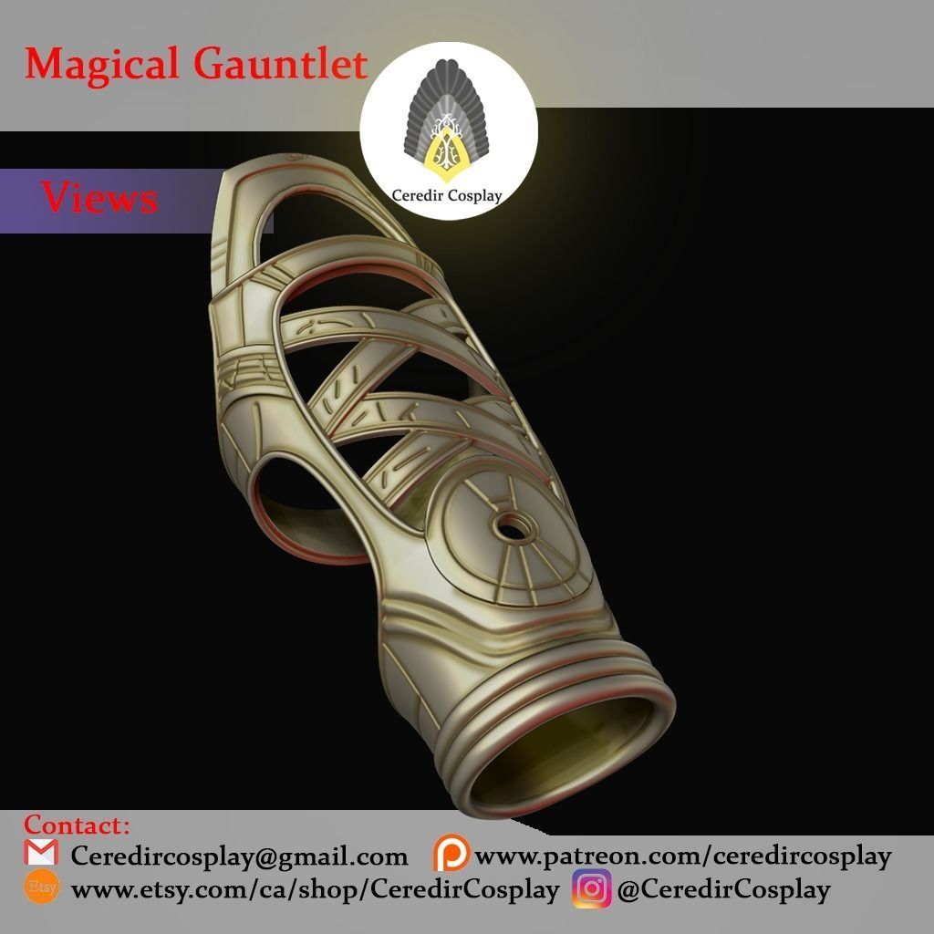 Spiderman No way home magic gauntlet 3d digital download 3D model 3D ...