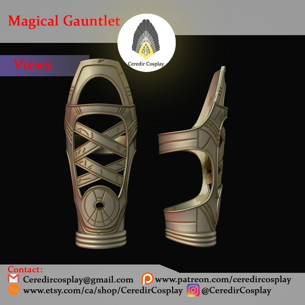 Spiderman No way home magic gauntlet 3d digital download 3D model 3D ...