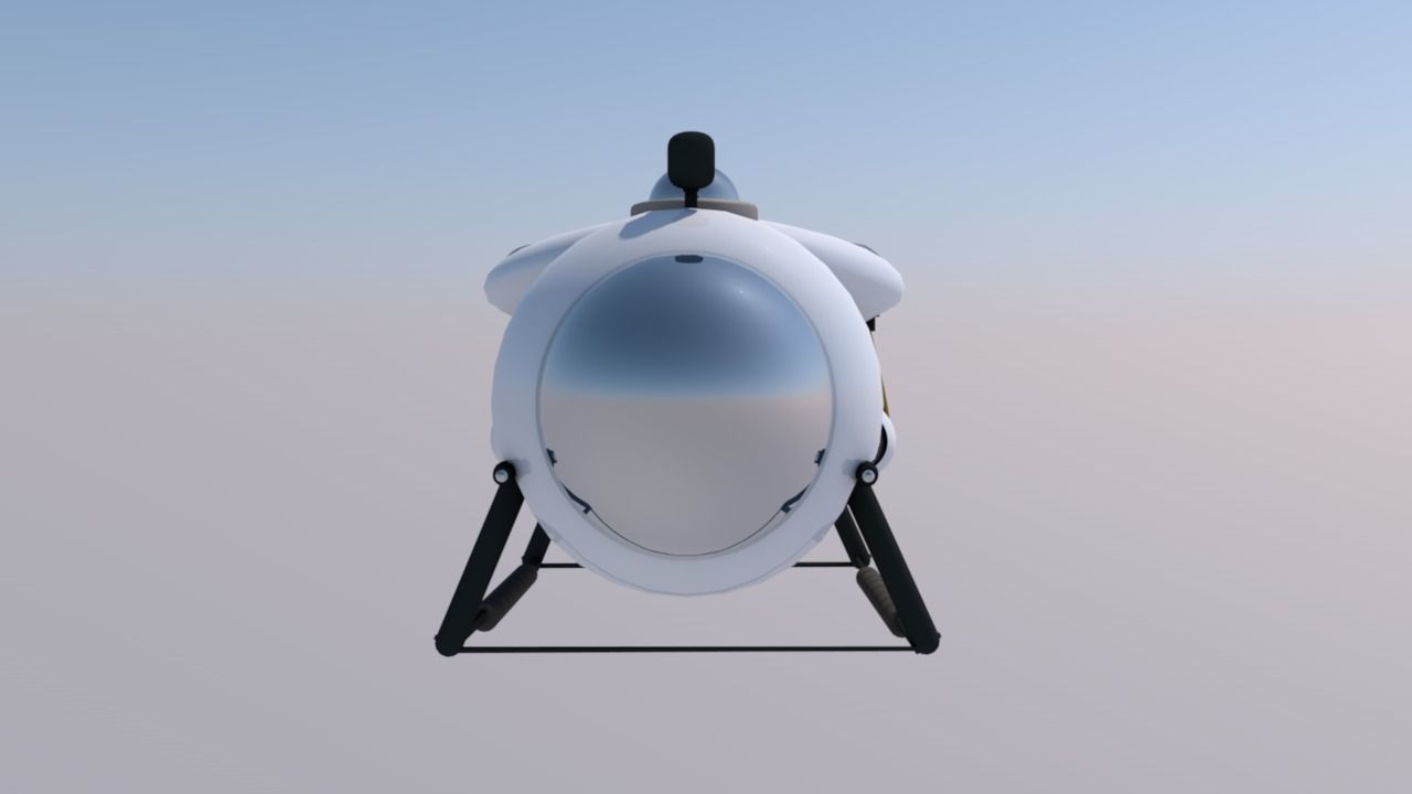 3D model ocean gate Bluegate Titan Submarine oceangate VR / AR / low ...