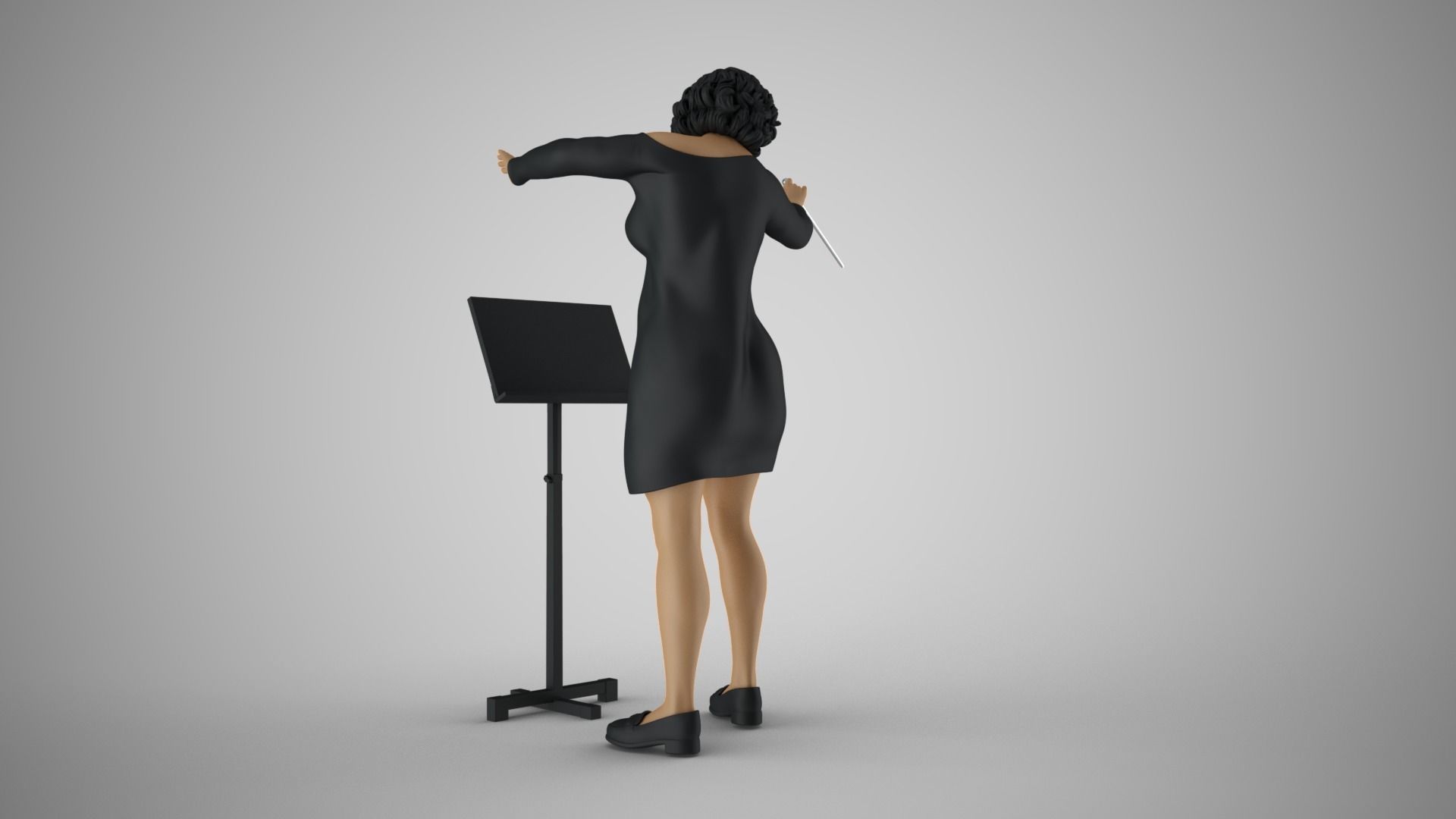 Female Maestro 3D model 3D printable | CGTrader