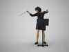 Female Maestro 3D model 3D printable | CGTrader