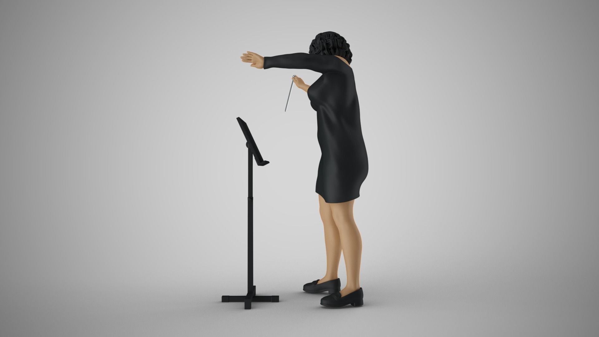 Female Maestro 3D model 3D printable | CGTrader