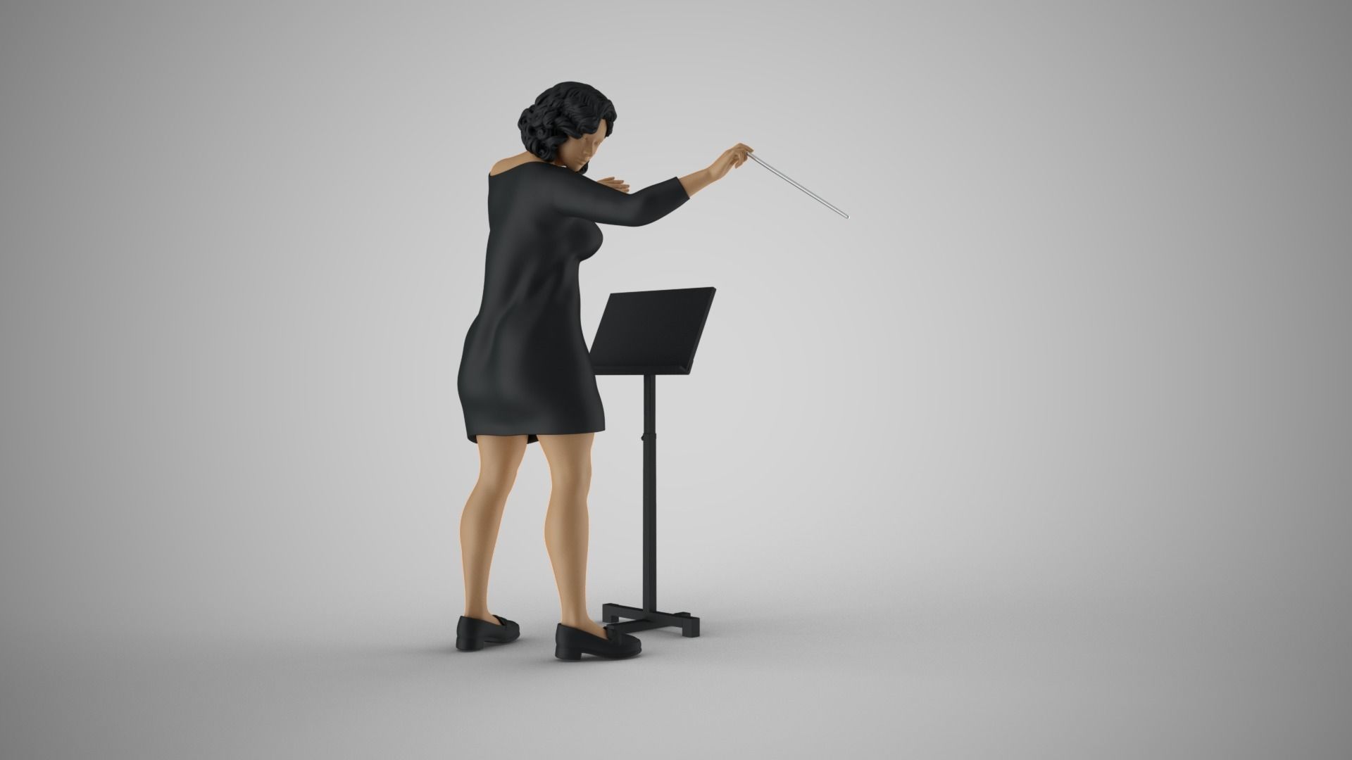 Female Maestro 3D model 3D printable | CGTrader