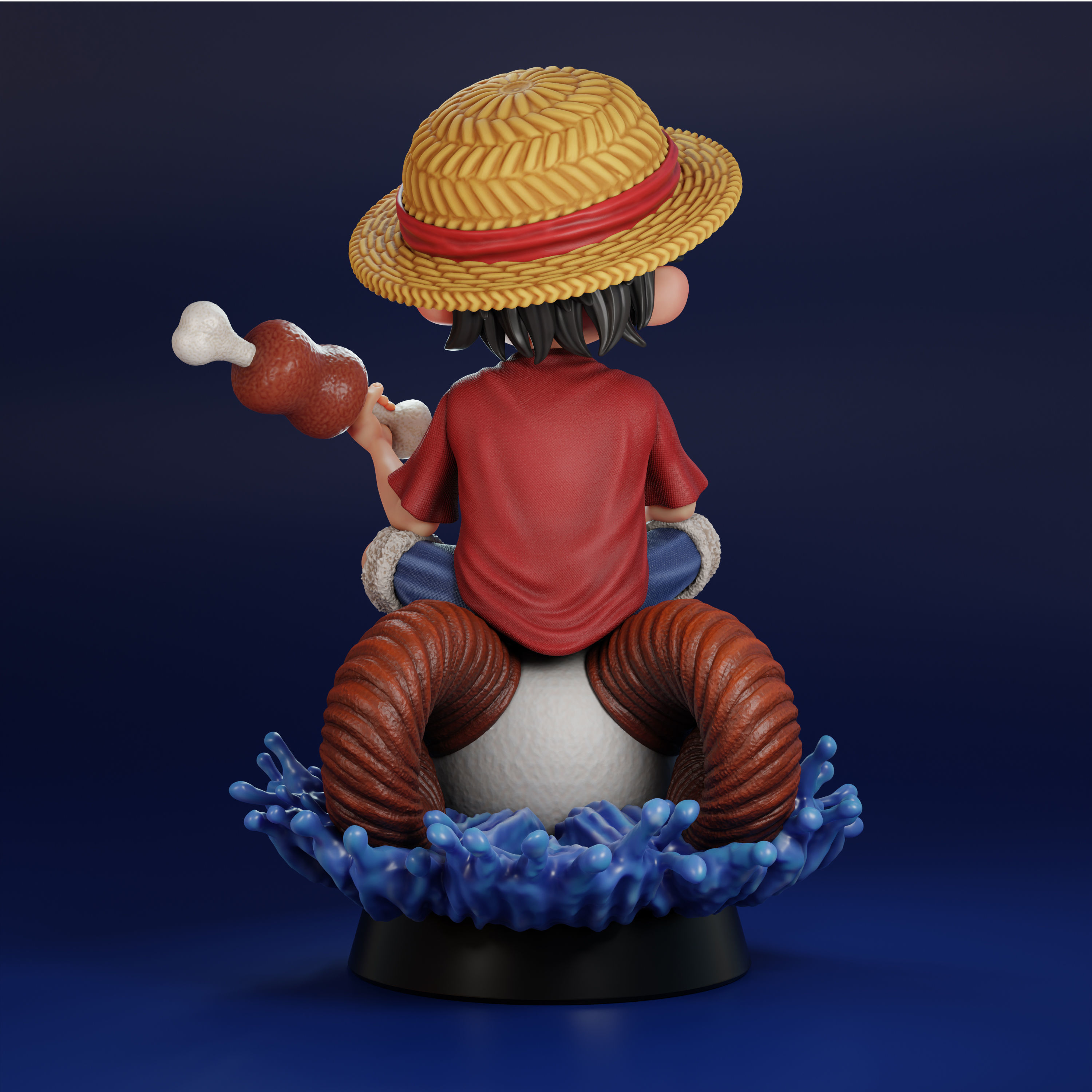 Luffy - One Piece 3D model 3D printable | CGTrader