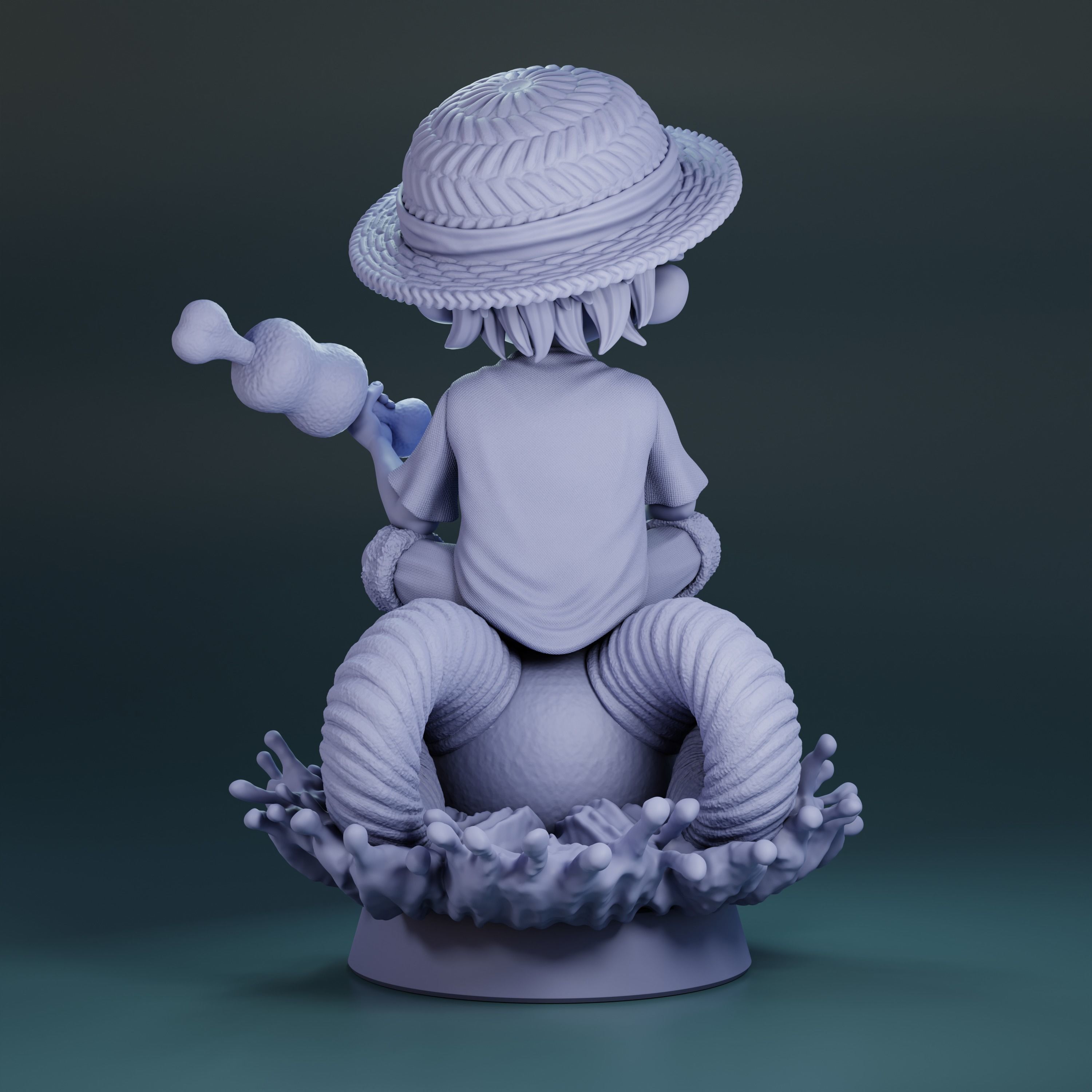 Luffy - One Piece 3D model 3D printable | CGTrader