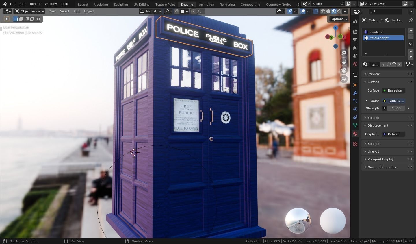 TARDIS - 11th Doctor Model 3D model | CGTrader